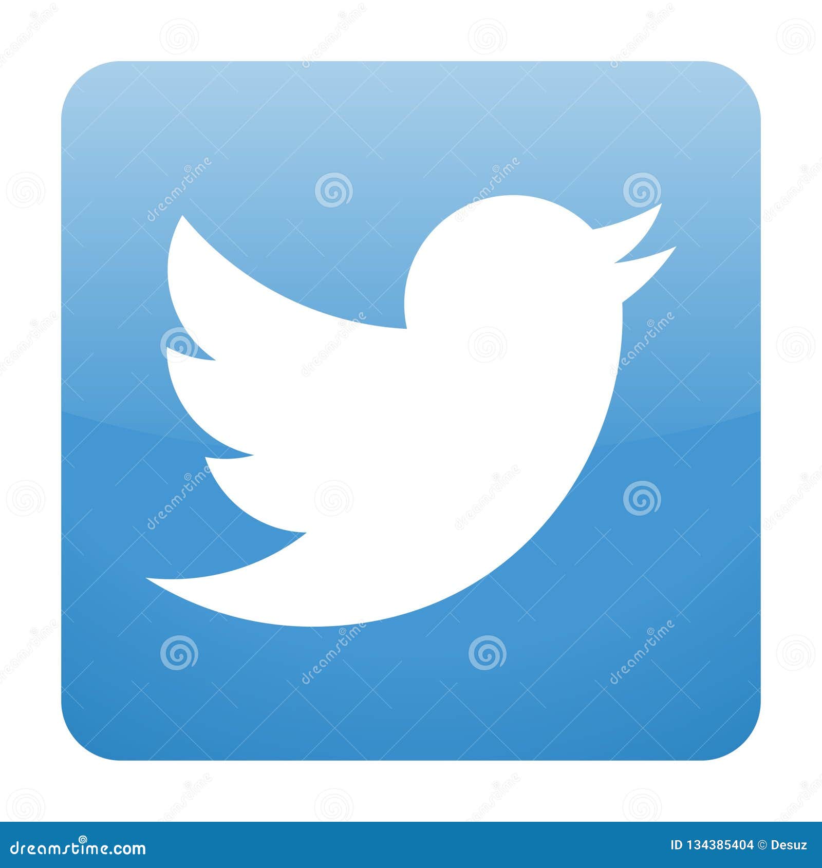 Vector Del Icono De Twitter Imagen de archivo editorial - Ilustración ...