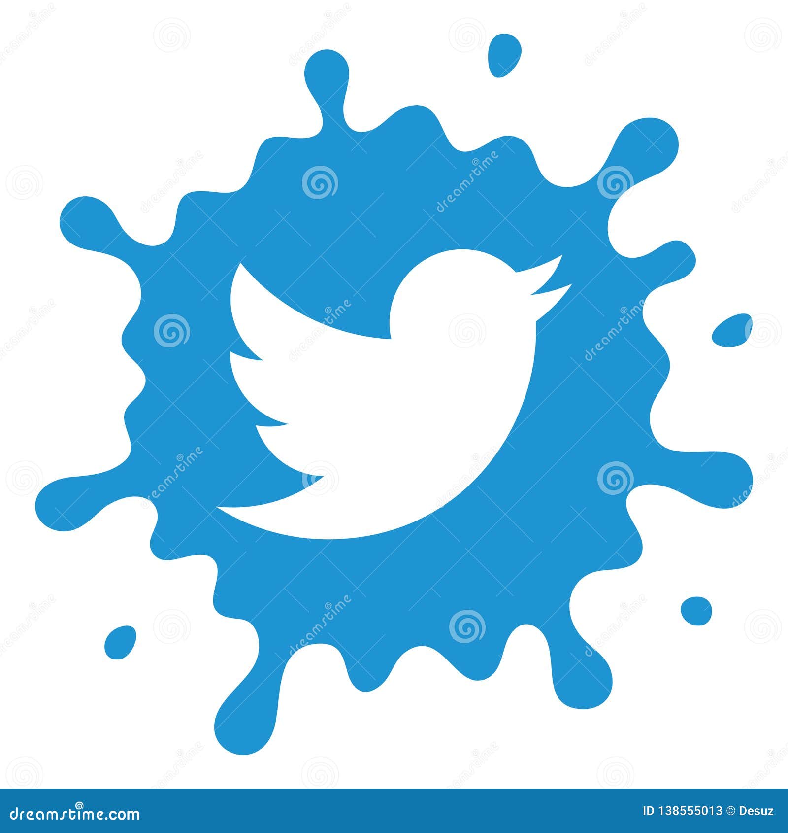 Vector Del Icono De Twitter Foto de archivo editorial - Ilustración de ...