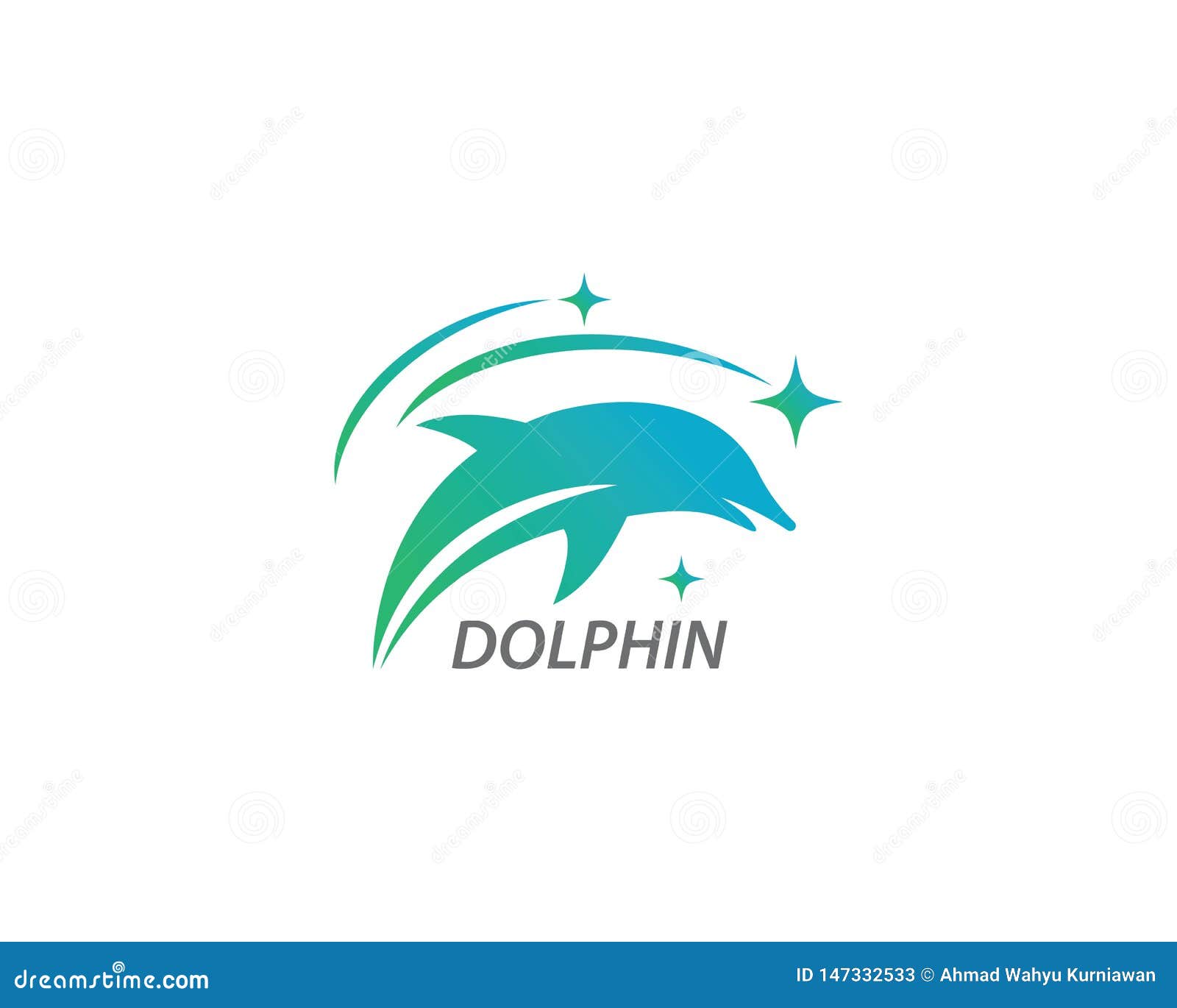 Vector Del Icono Del Logotipo Del Delf?n Ilustración del Vector ...