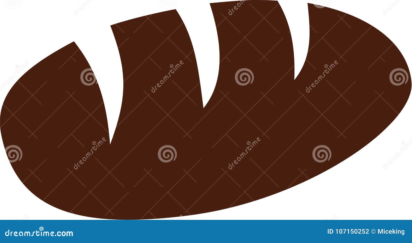 Vector del icono del pan stock de ilustración. Ilustración de alimento ...