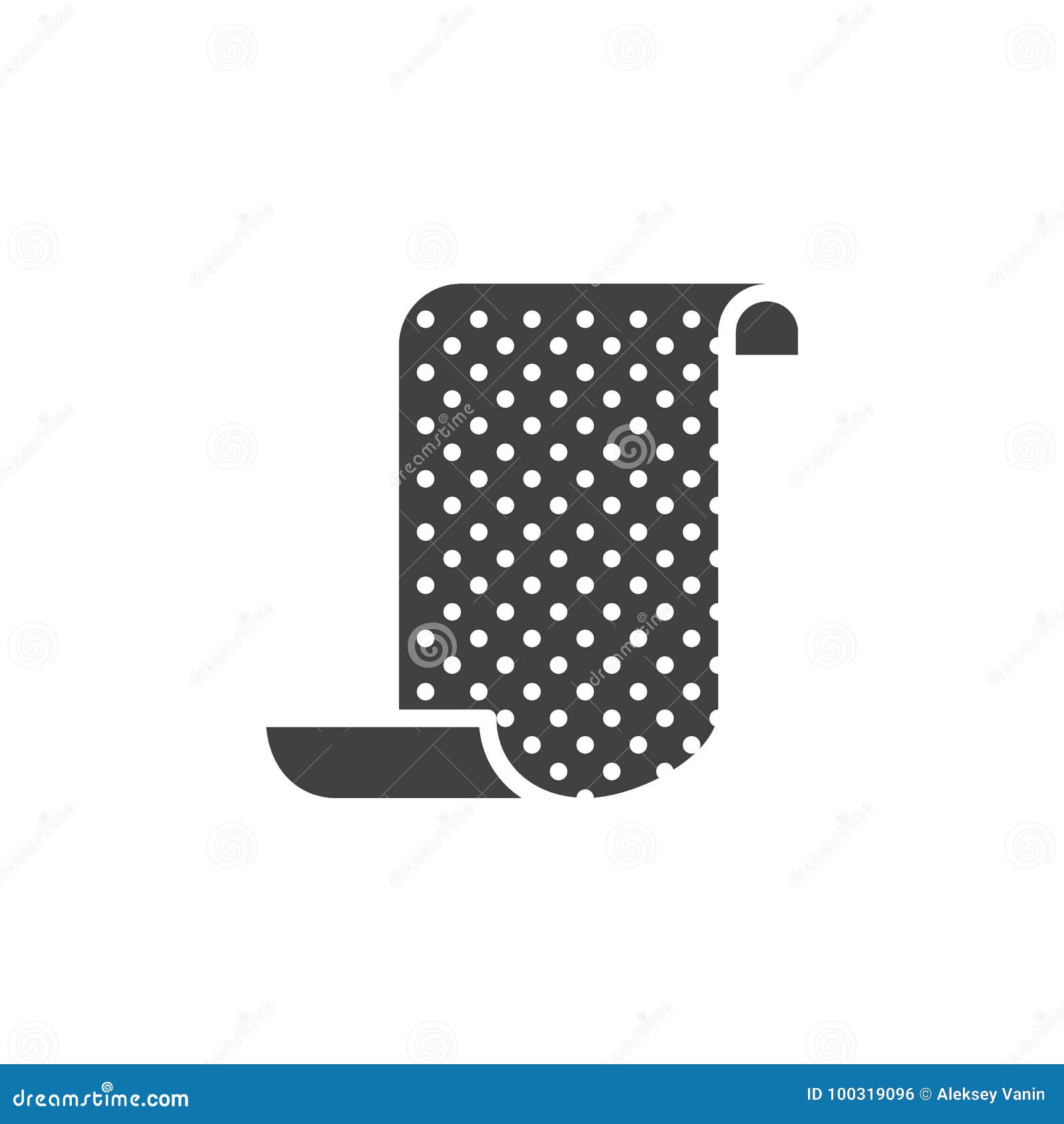 Vector Del Icono Del Papel De Lija Ilustración del Vector - Ilustración ...