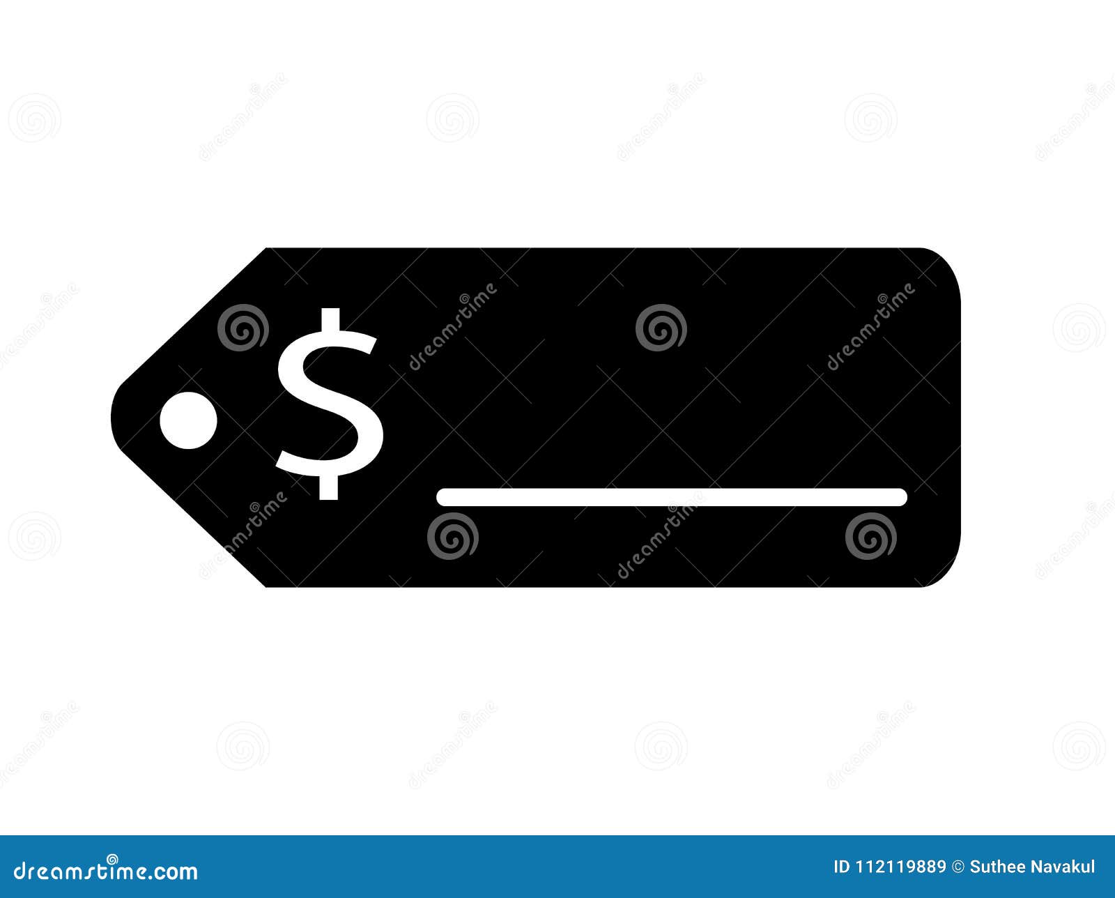 Vector Del Icono Del Precio Icono Del Precio En El Fondo Blanco ...