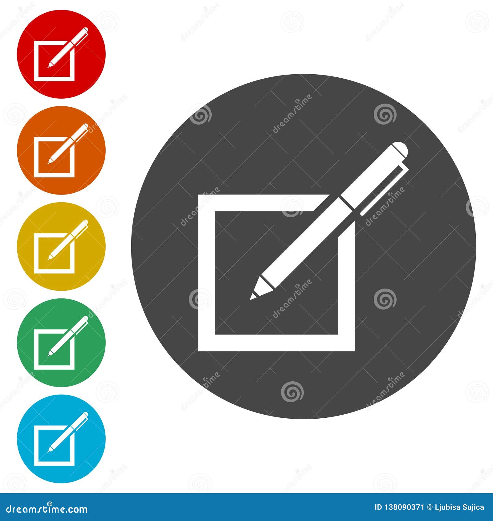 Vector Del Icono Del Registro, Icono Simple Del Vector Del Registro ...