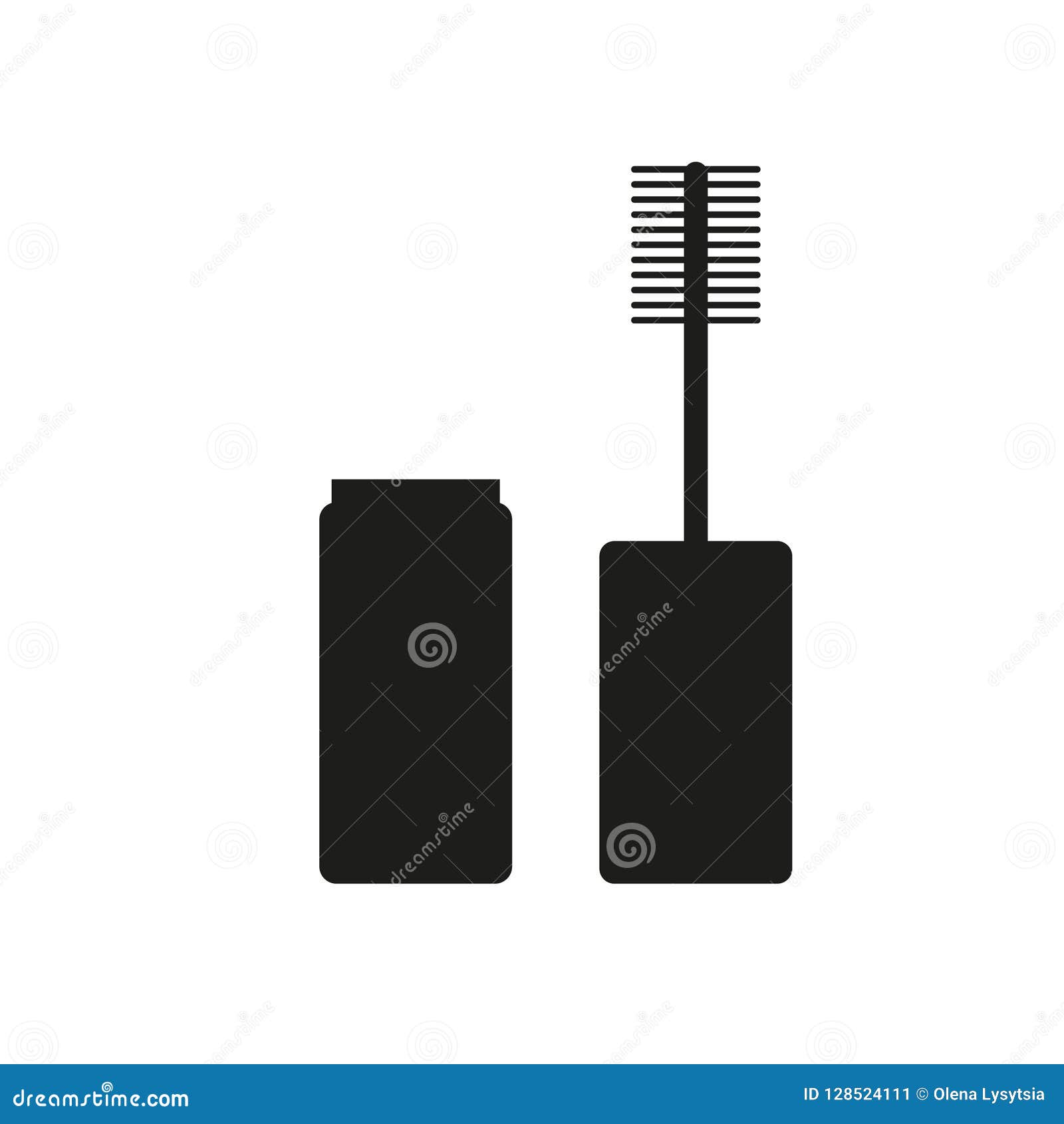 Vector del icono del rimel ilustración del vector. Ilustración de ...