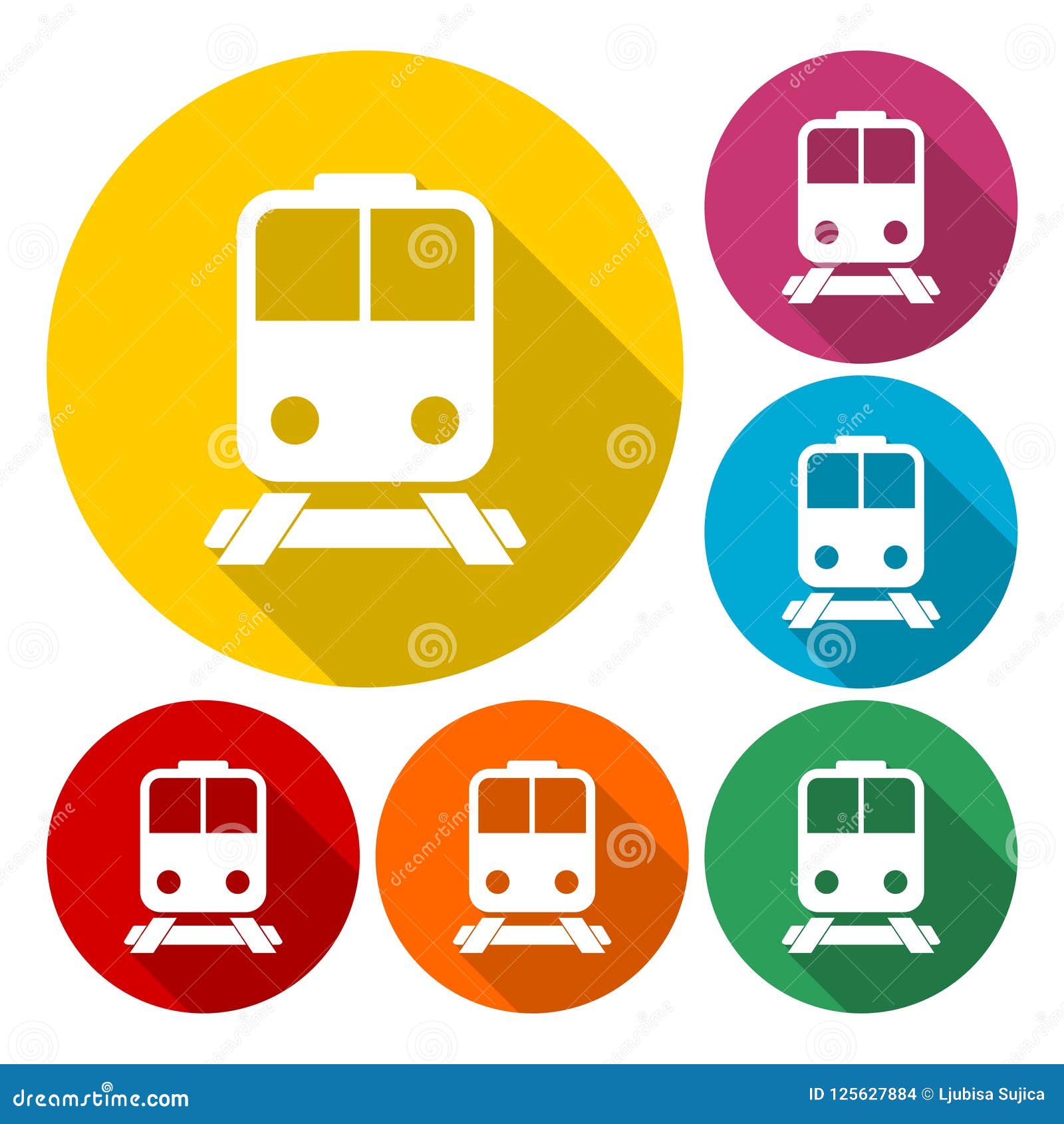 Vector del icono del tren ilustración del vector. Ilustración de ...