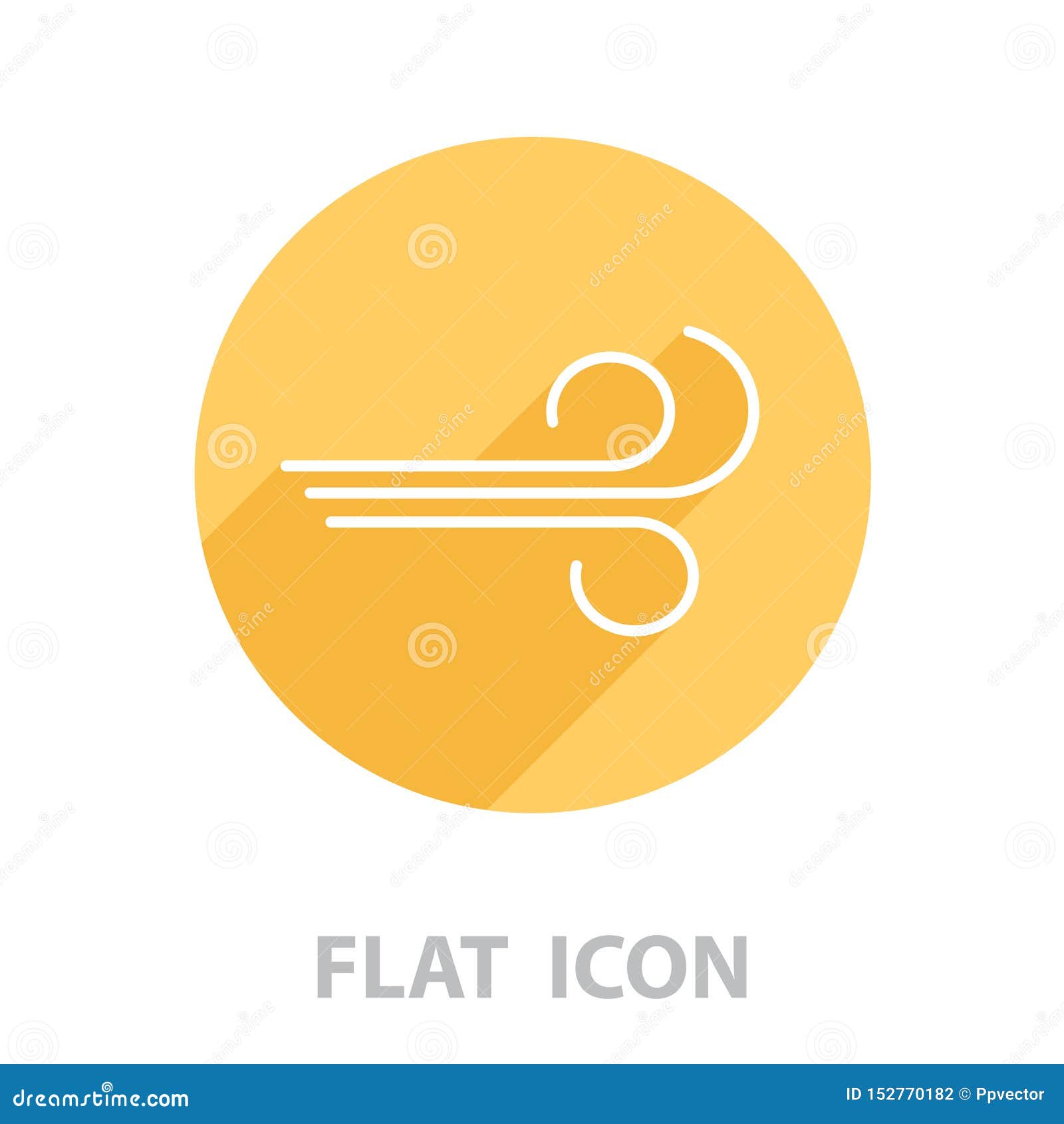 Vector Del Icono Del Viento Vector Stock de ilustración - Ilustración ...