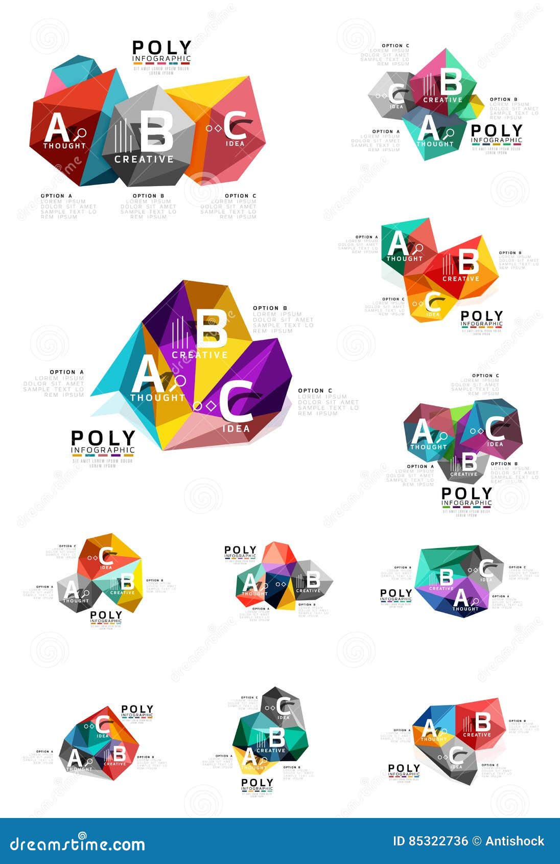 Vector Del Infographics De ABC Ilustración del Vector - Ilustración de ...
