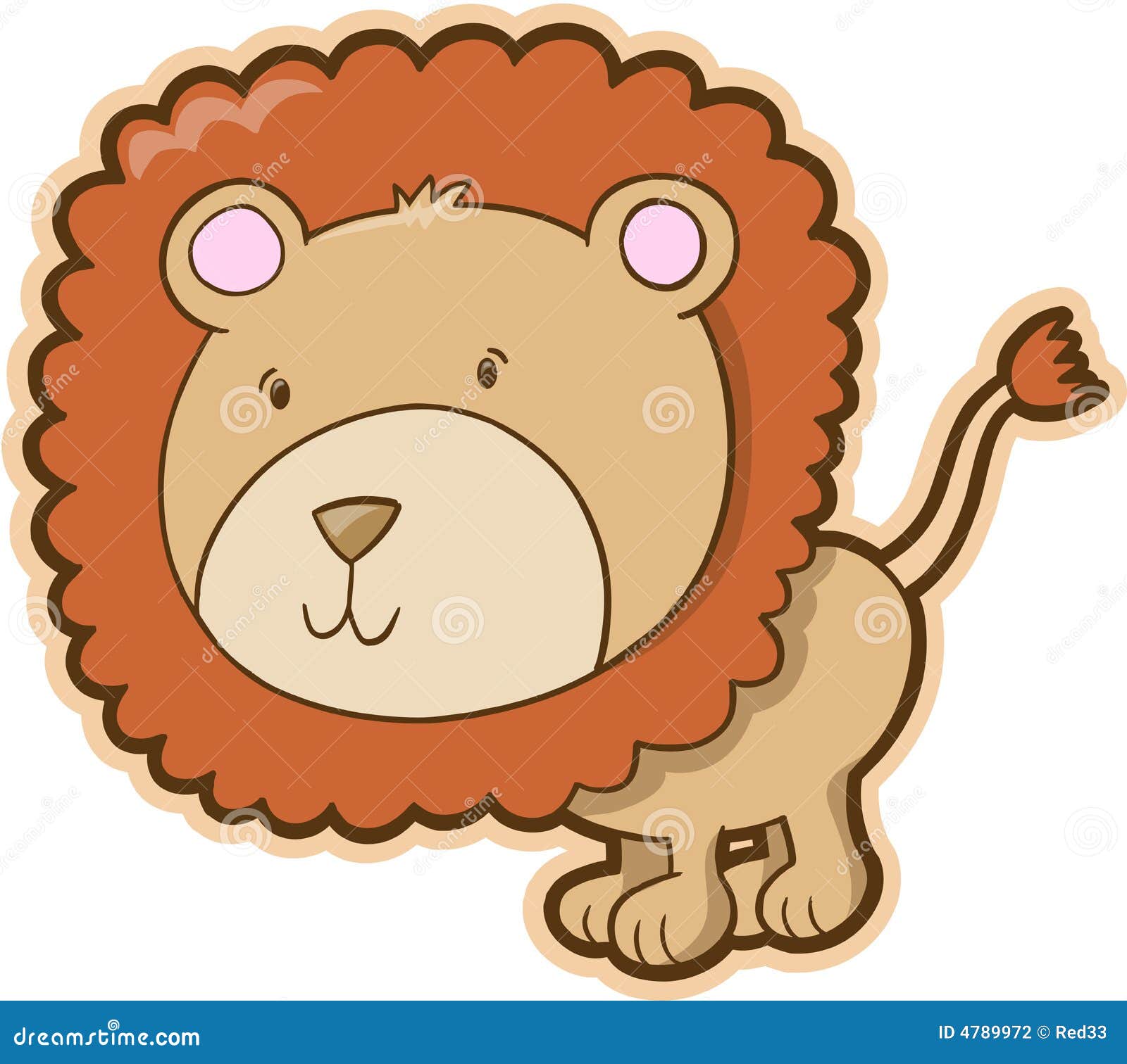 Vector del león del safari ilustración del vector. Ilustración de ...