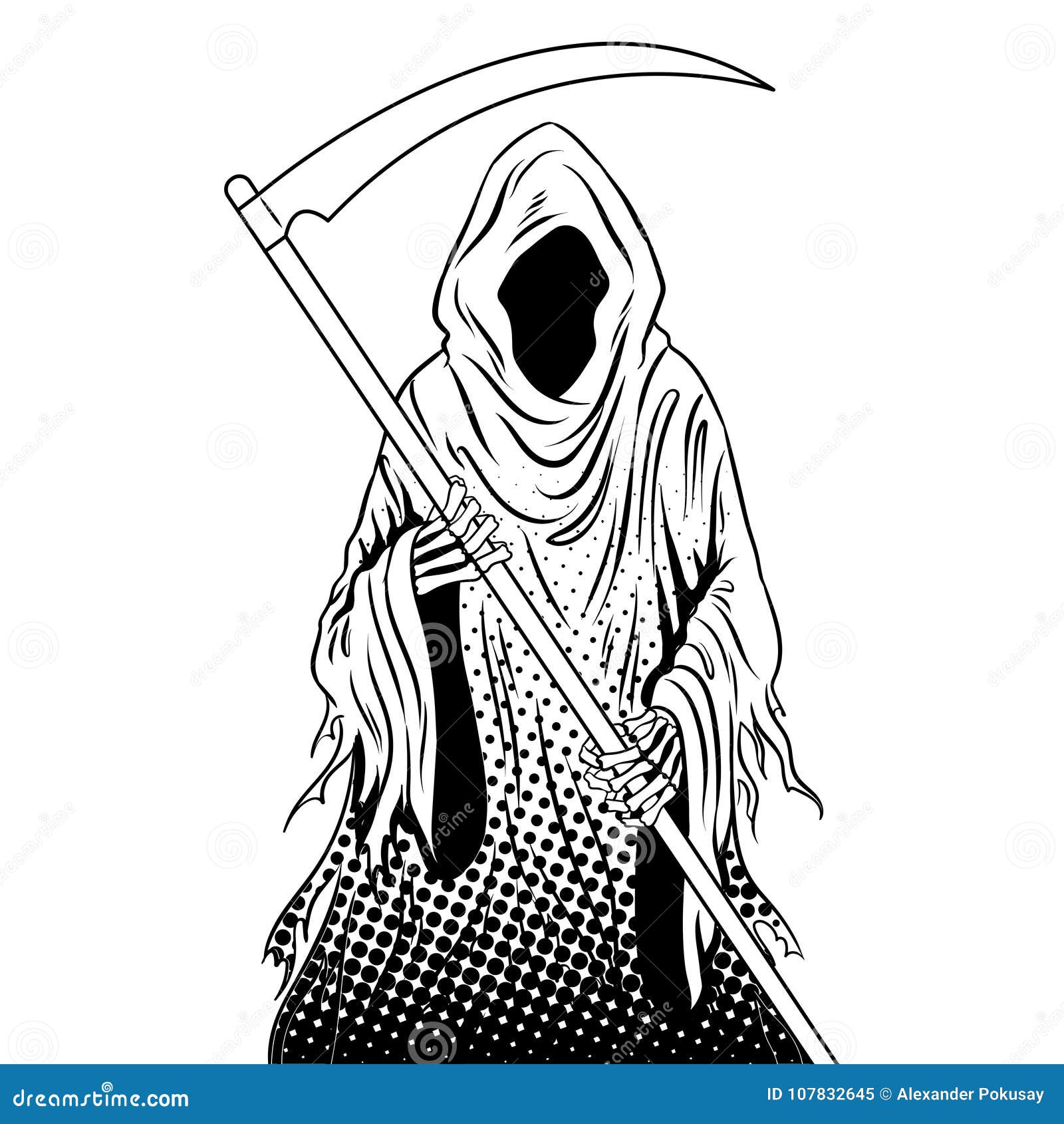 Vector Del Libro De Colorear Del Parca Ilustración del Vector ...