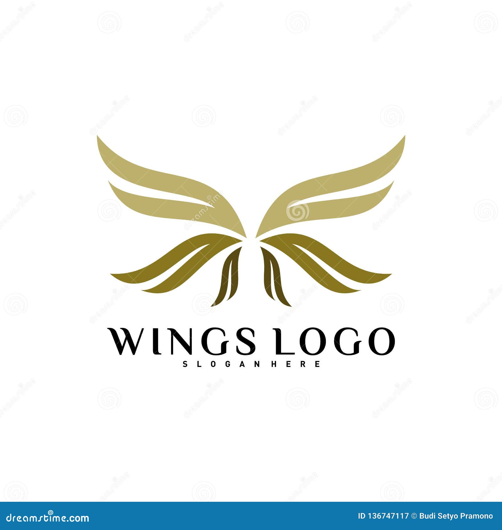Vector Del Logotipo Del Ala Color Wing Logo Design Concept Template ...