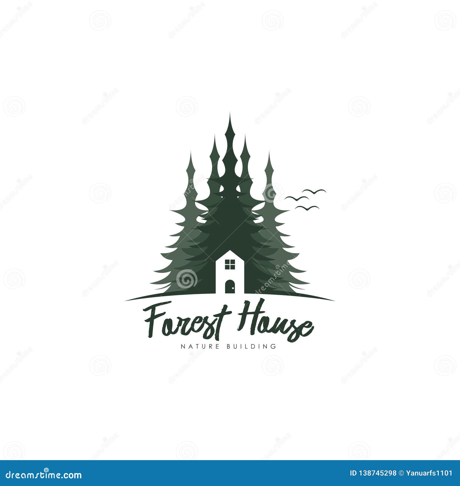 Vector Del Logotipo Del Bosque Plantilla Del Logotipo Del Bosque ...