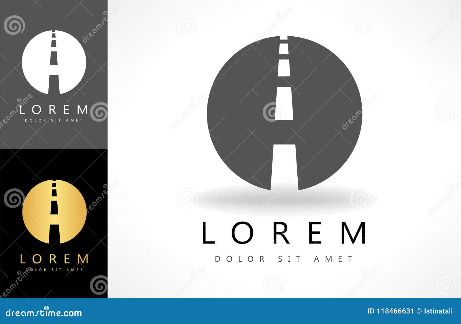 Vector Del Logotipo Del Camino Ilustración del Vector - Ilustración de ...