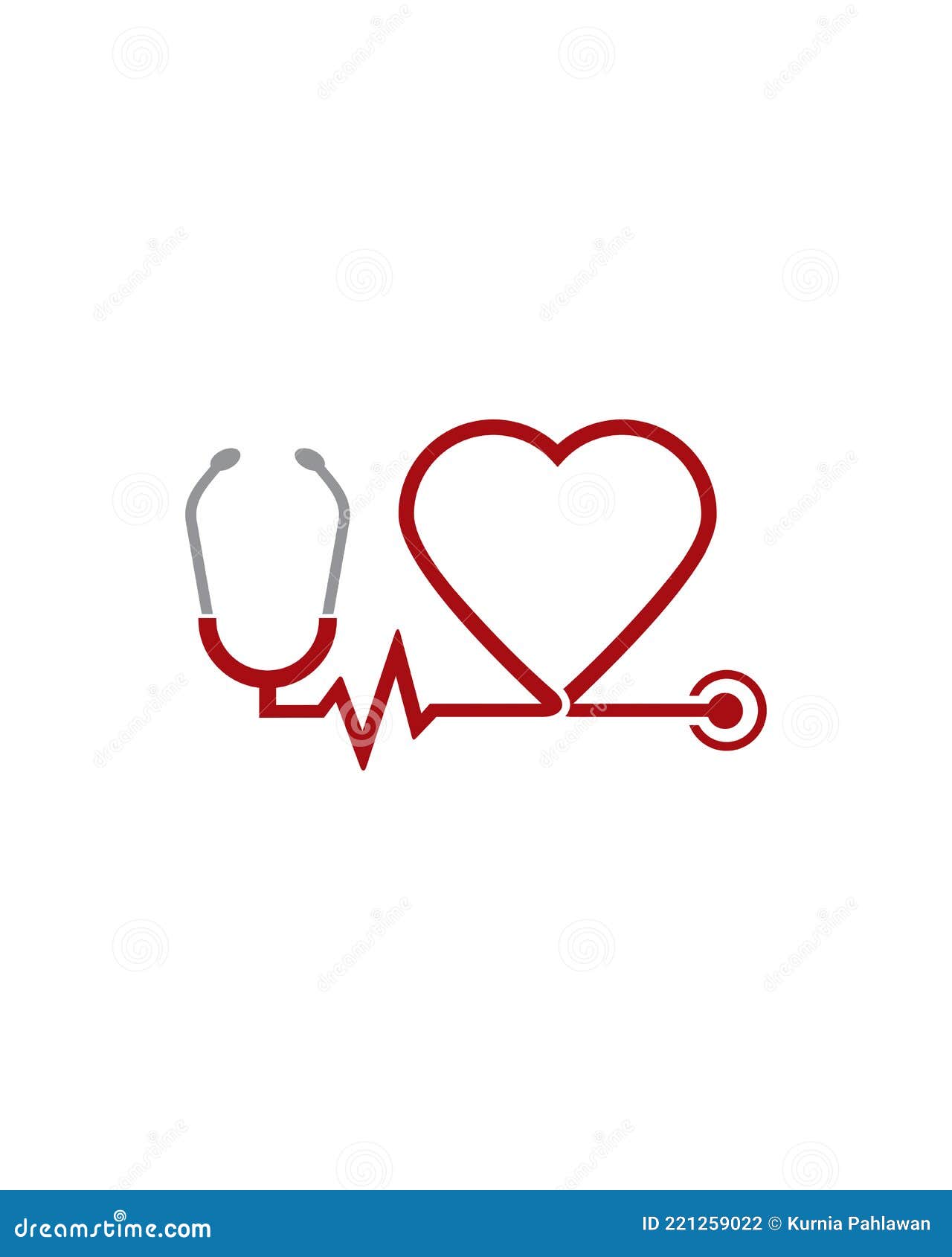 Vector Del Logotipo Cardiovascular De Cardiología Stock de ilustración ...