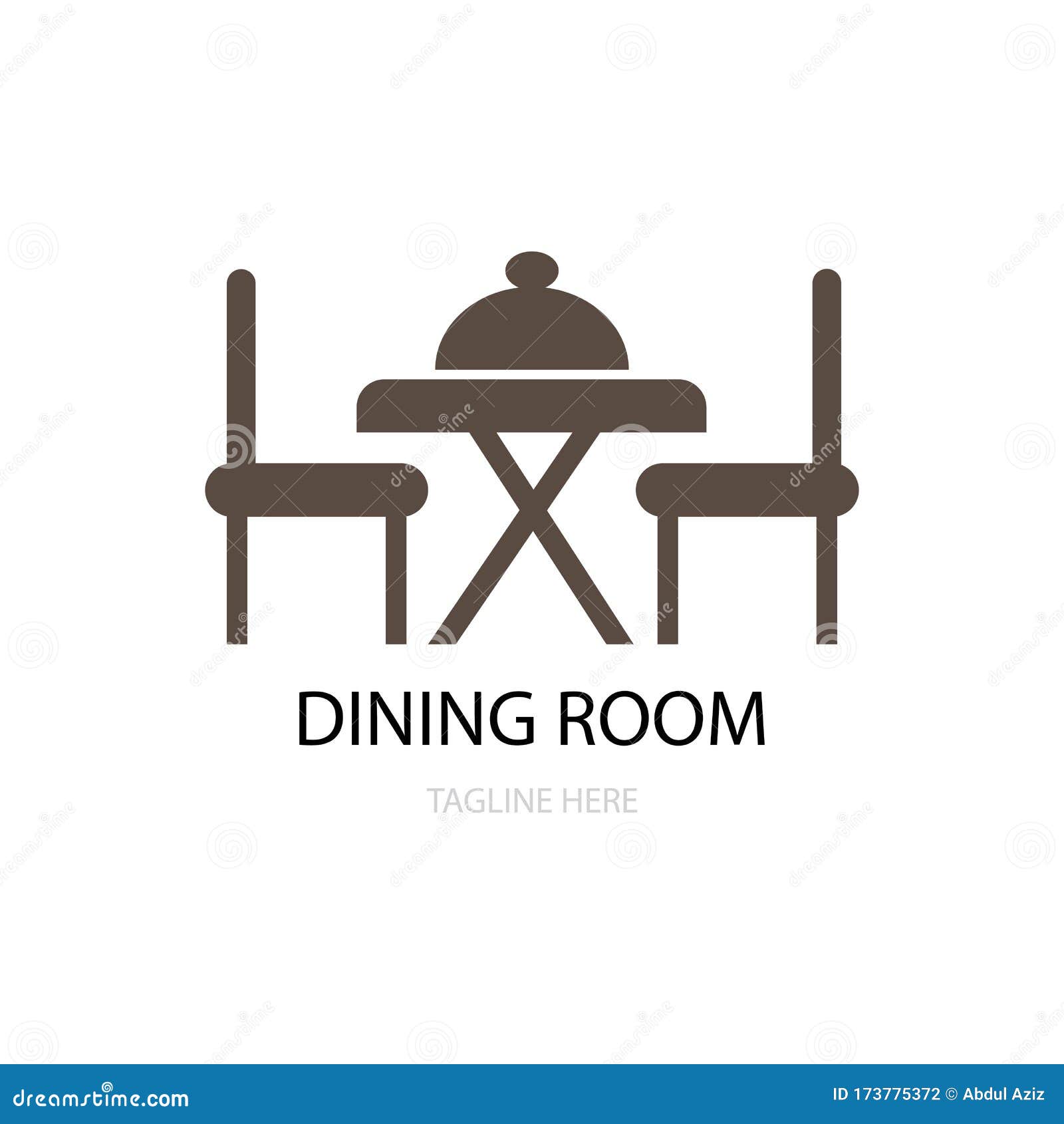 Vector Del Logotipo Del Comedor Ilustración del Vector - Ilustración de ...