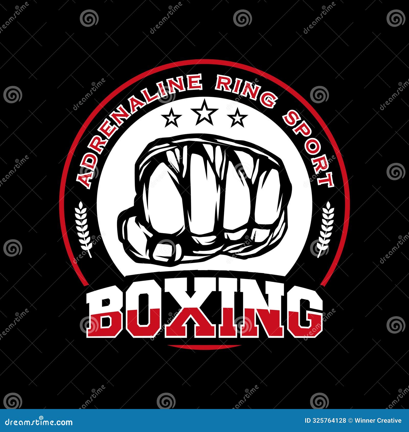 Vector Del Logotipo De Boxeo Y Boxeo Ilustración del Vector ...