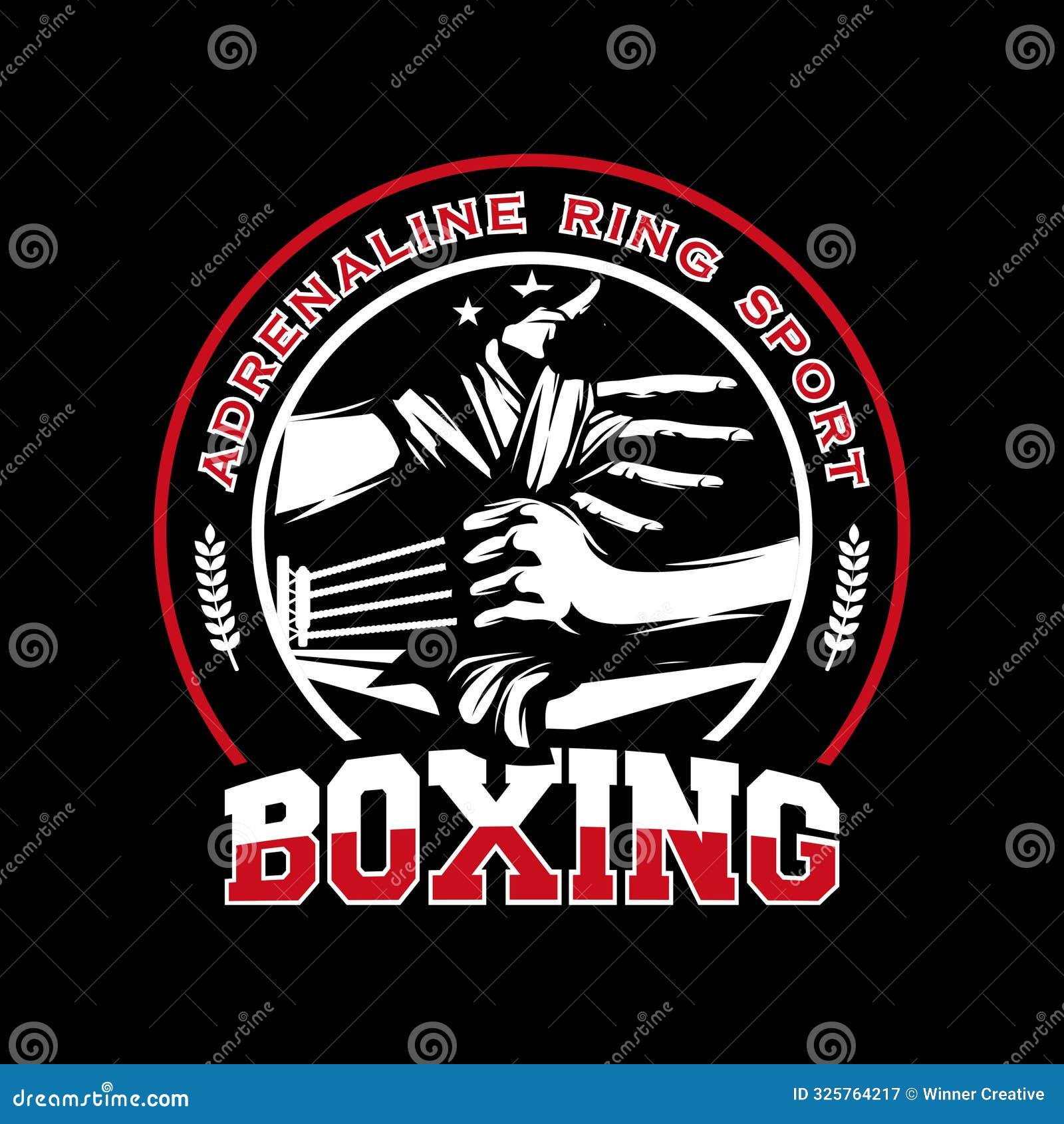Vector Del Logotipo De Boxeo Y Boxeo Ilustración del Vector ...