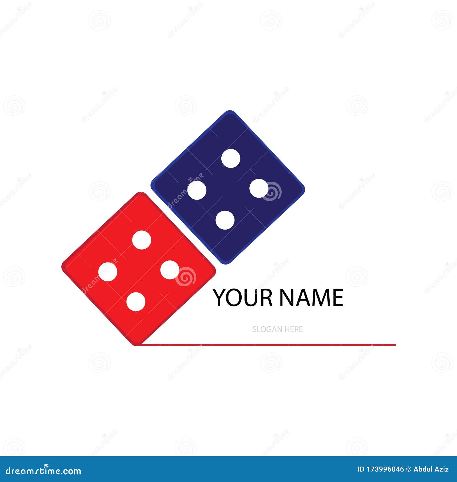 Vector Del Logotipo De Dados Ilustración del Vector - Ilustración de ...