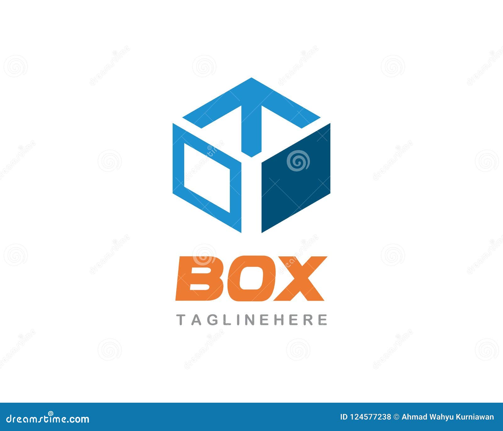 Vector Del Logotipo De La Caja Ilustración del Vector - Ilustración de ...