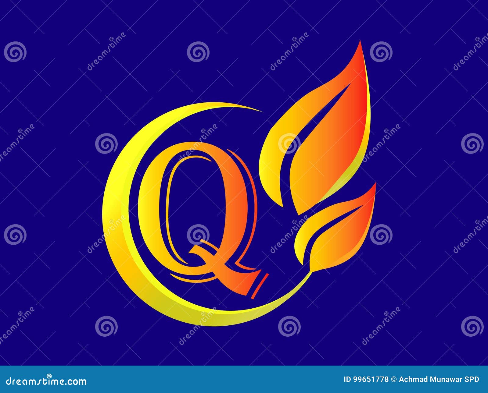 Vector Del Logotipo De La Calidad De Copia De La Letra Ilustración del ...