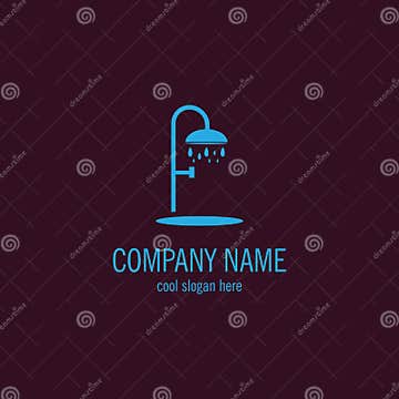 Vector Del Logotipo De La Ducha Ilustración del Vector - Ilustración de ...