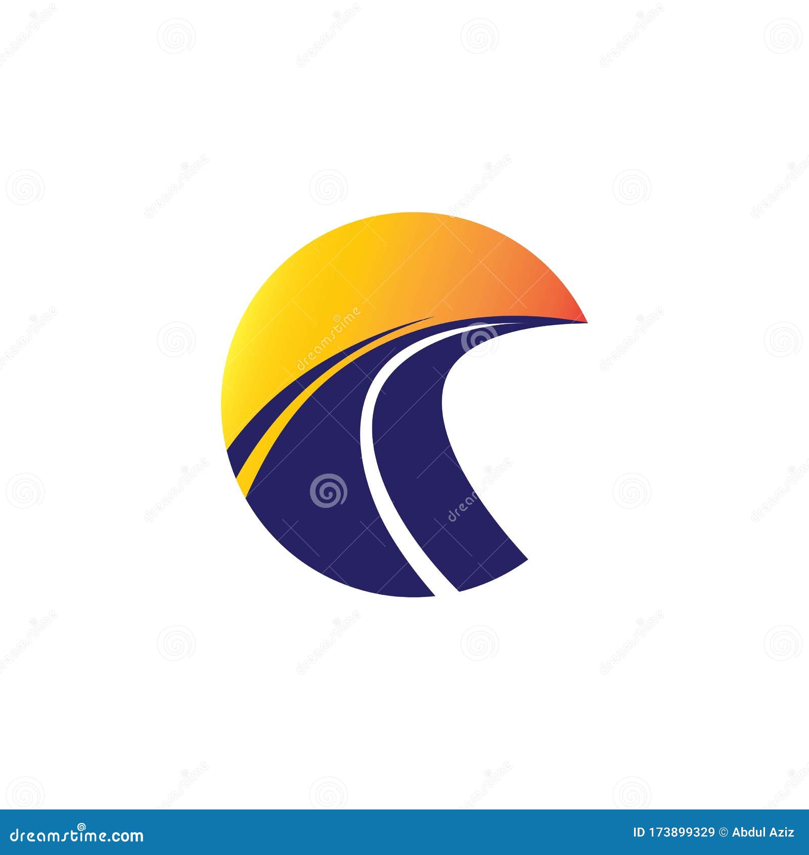 Vector Del Logotipo De La Forma De Ruta Ilustración del Vector ...