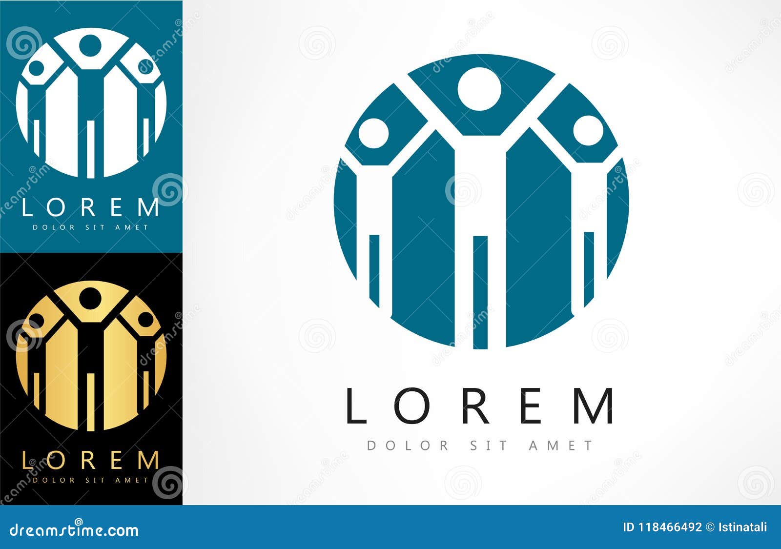 Vector Del Logotipo De La Gente Ilustración del Vector - Ilustración de ...