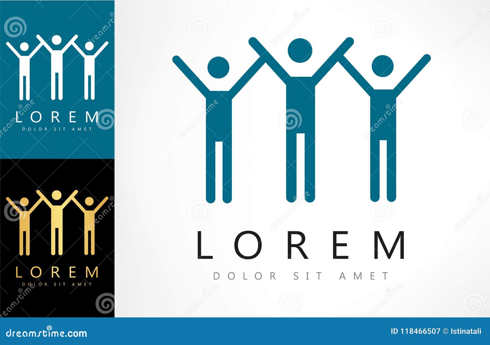 Vector Del Logotipo De La Gente Ilustración del Vector - Ilustración de ...