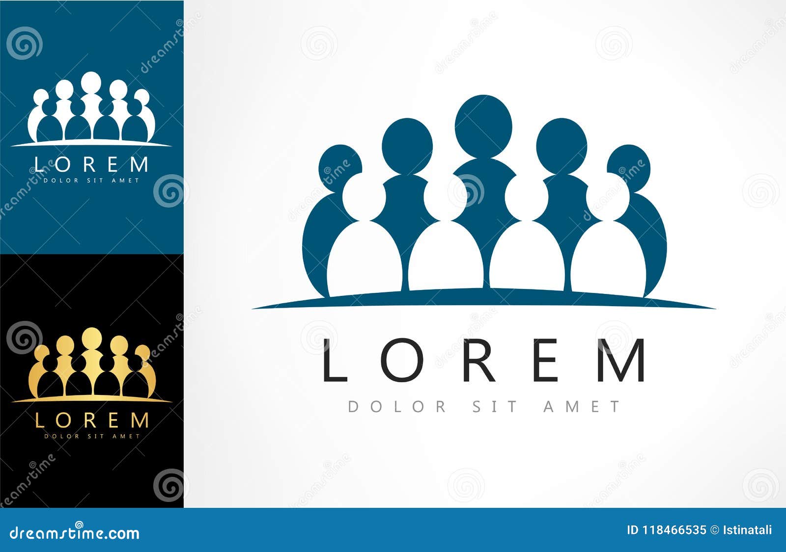 Vector Del Logotipo De La Gente Ilustración del Vector - Ilustración de ...