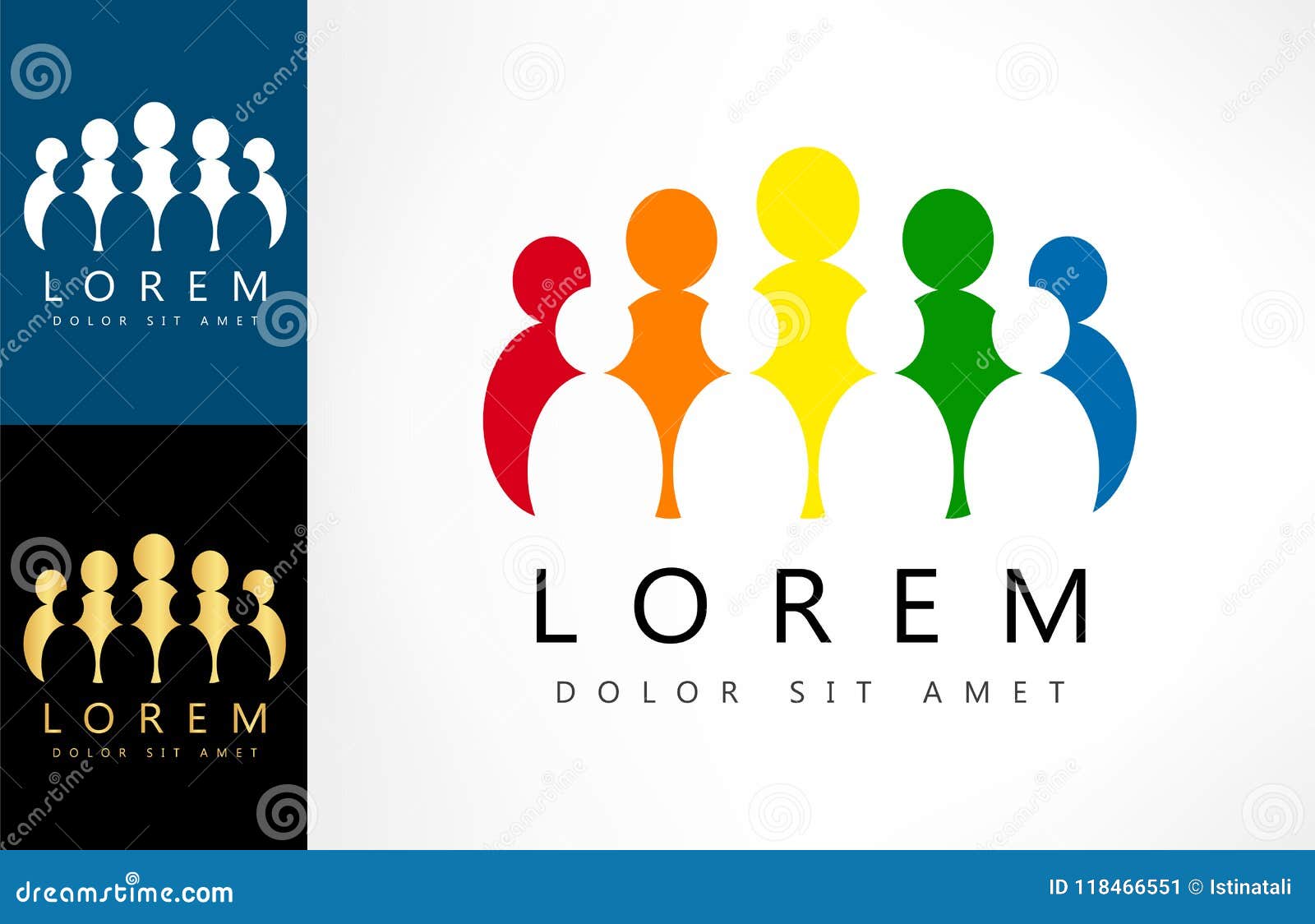 Vector Del Logotipo De La Gente Ilustración del Vector - Ilustración de ...