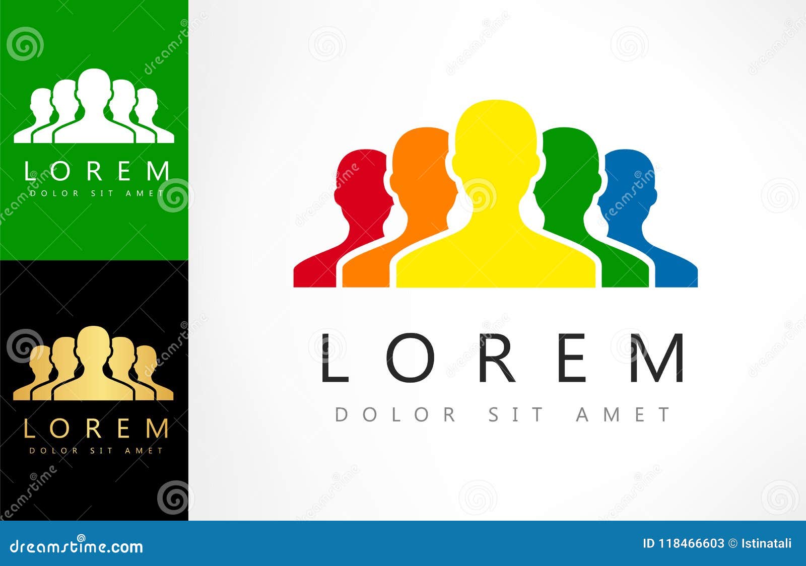 Vector Del Logotipo De La Gente Ilustración del Vector - Ilustración de ...