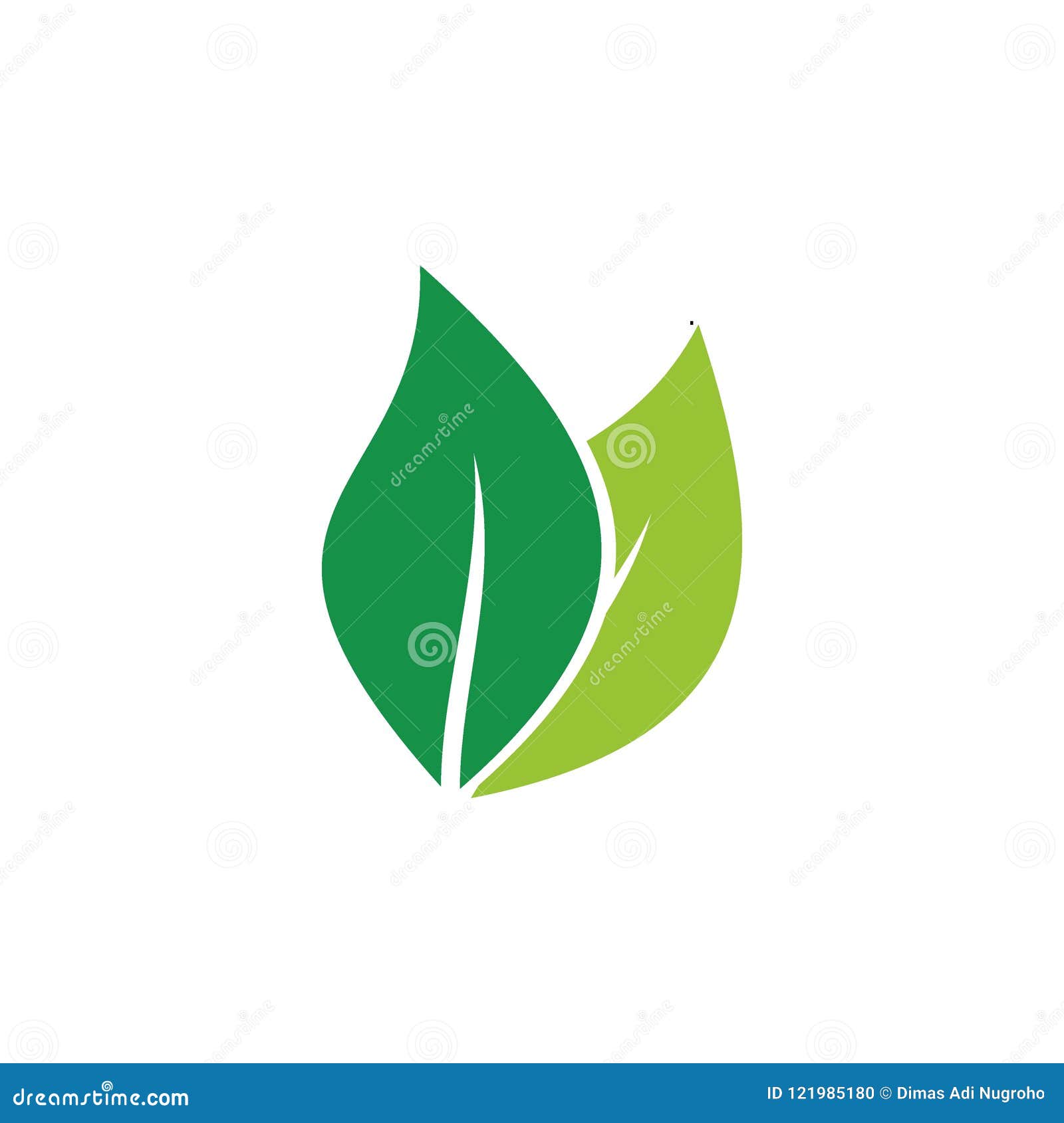 Vector Del Logotipo De La Hoja Icono De La Hoja Stock de ilustración ...