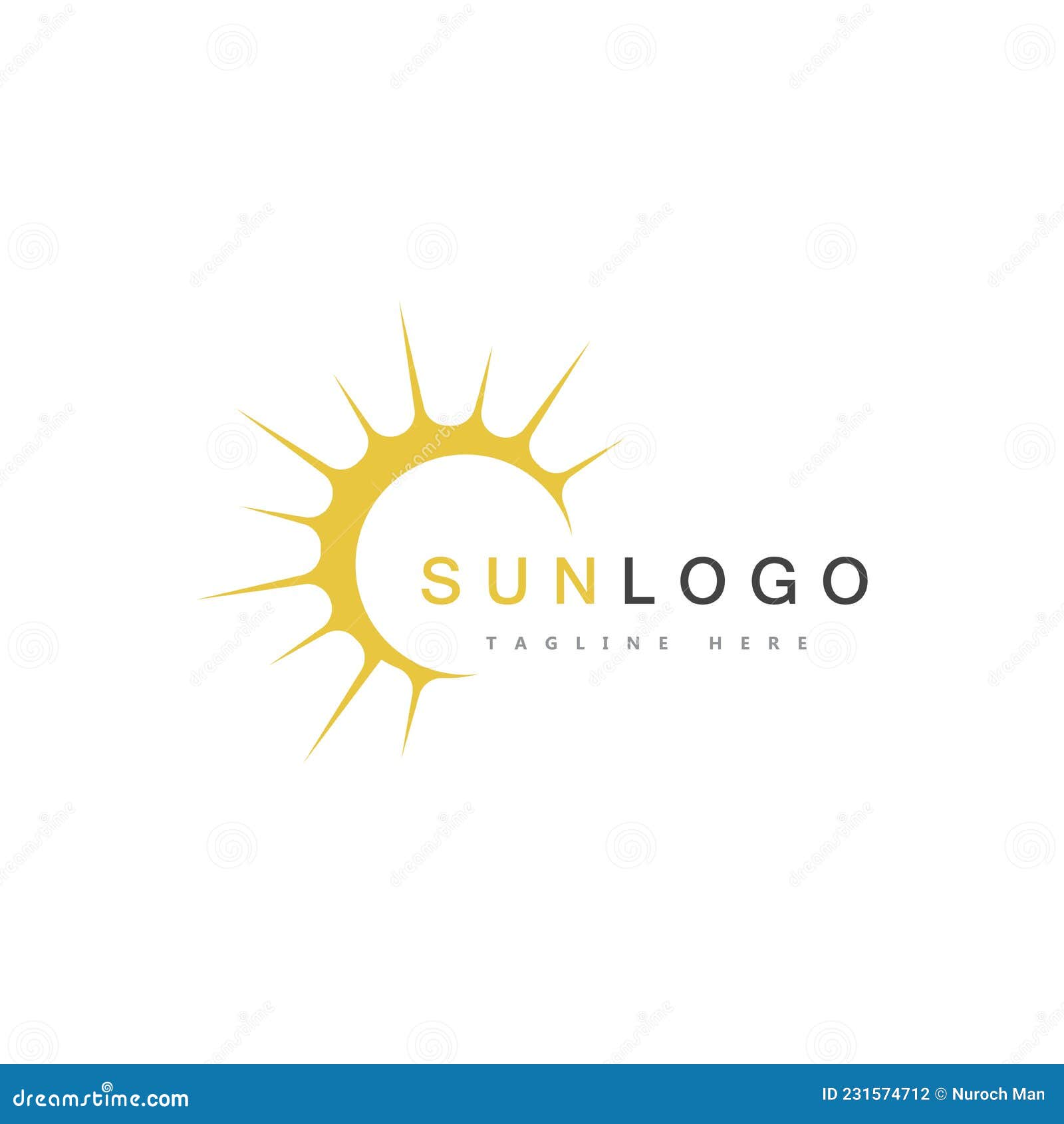 Vector Del Logotipo De Sol De Verano. Ilustración del Vector ...