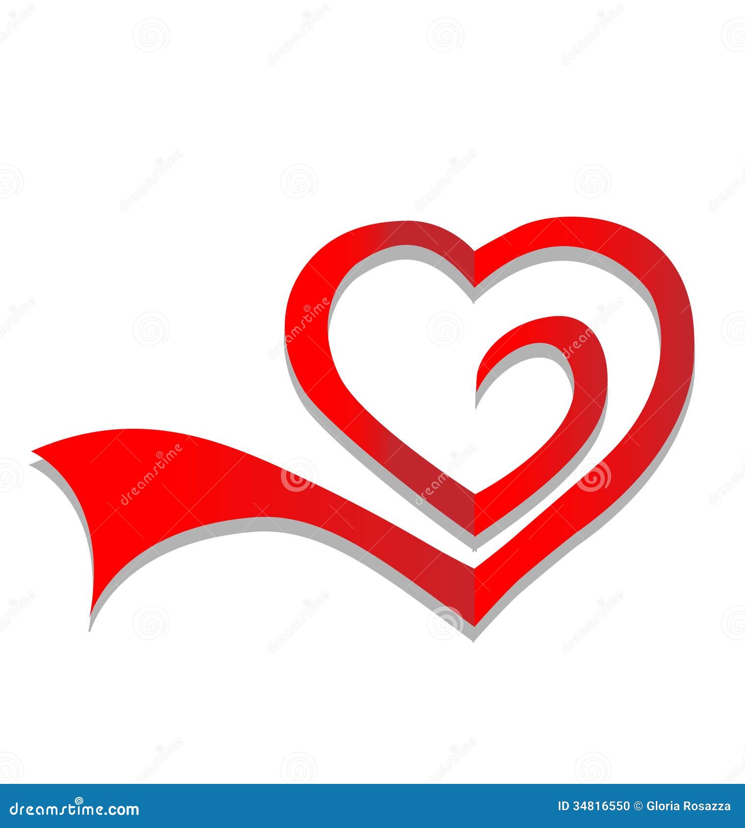 Vector Del Logotipo Del Corazón Ilustración del Vector - Ilustración de ...