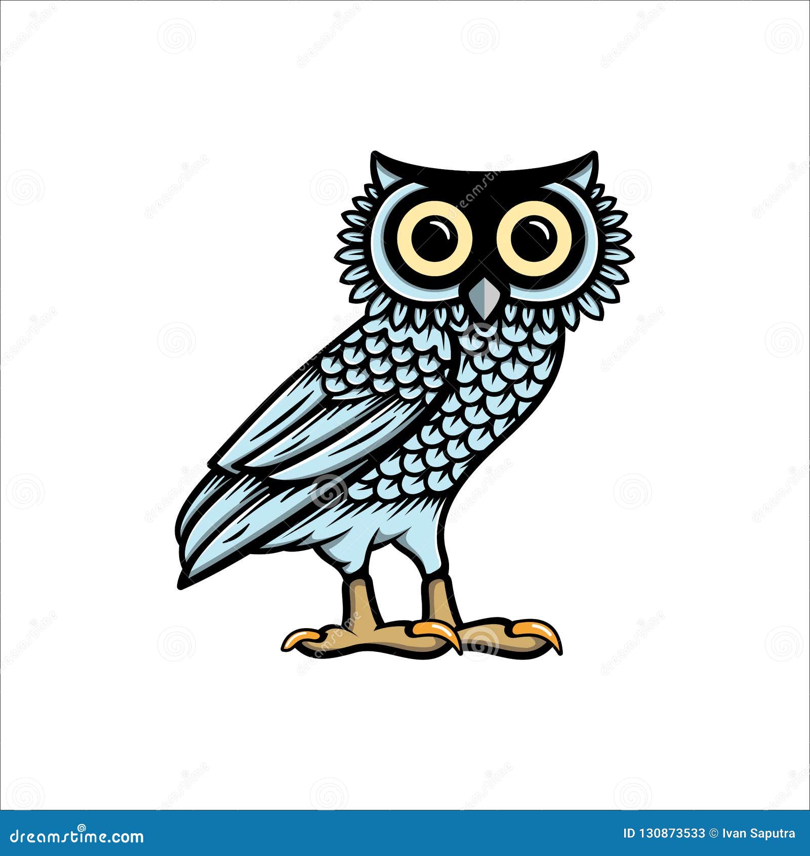 Vector Del Logotipo Del Ejemplo Del Búho, Búho Del Vector De Atenea ...