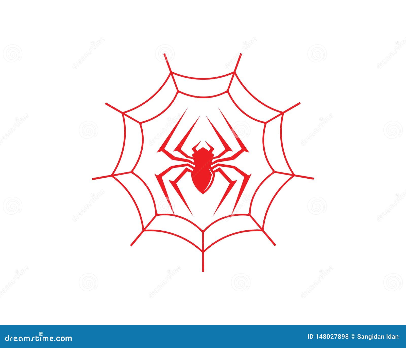 Vector Del Logotipo Del Icono De La Ara?a Ilustración del Vector ...