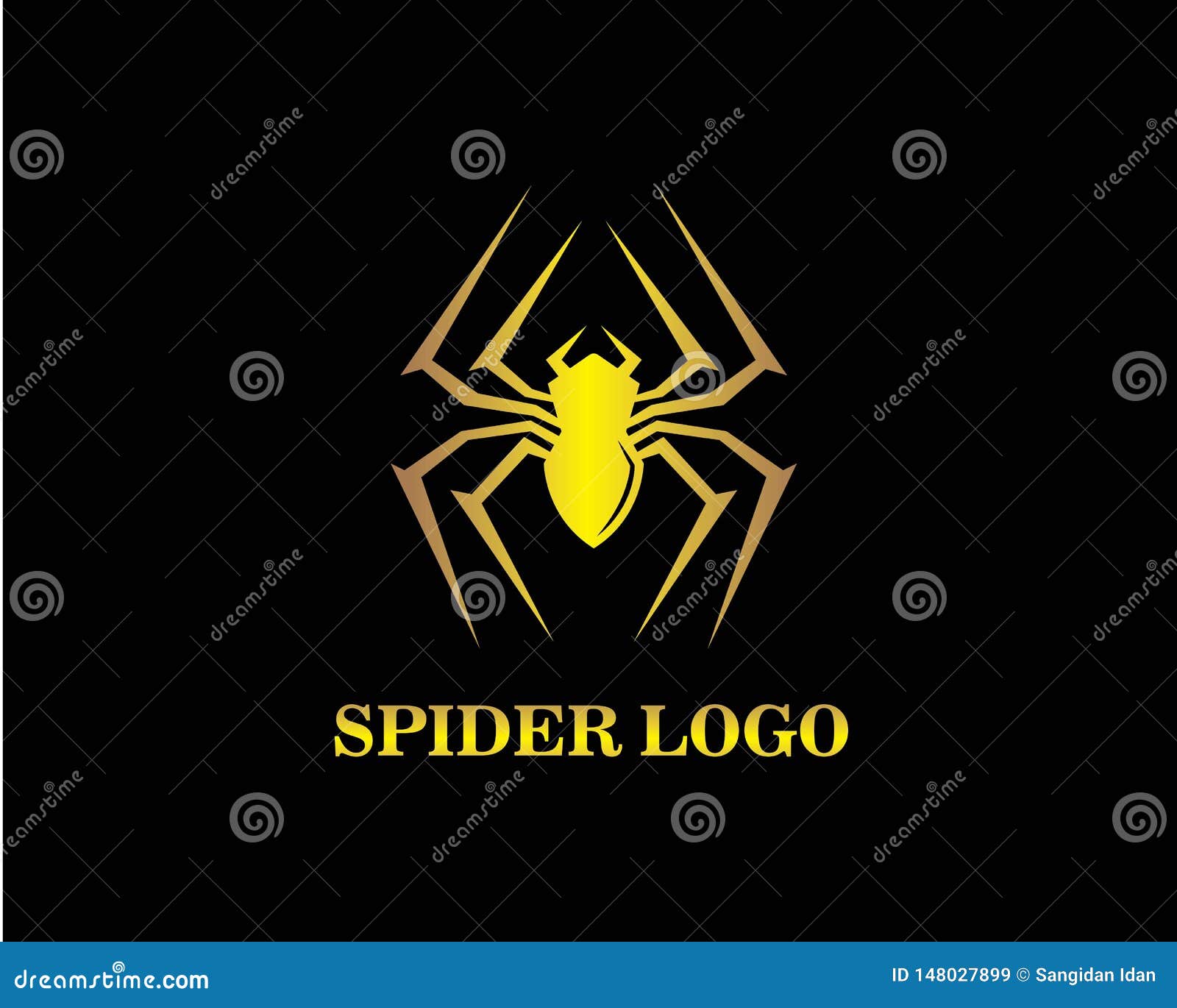 Vector Del Logotipo Del Icono De La Ara?a Ilustración del Vector ...