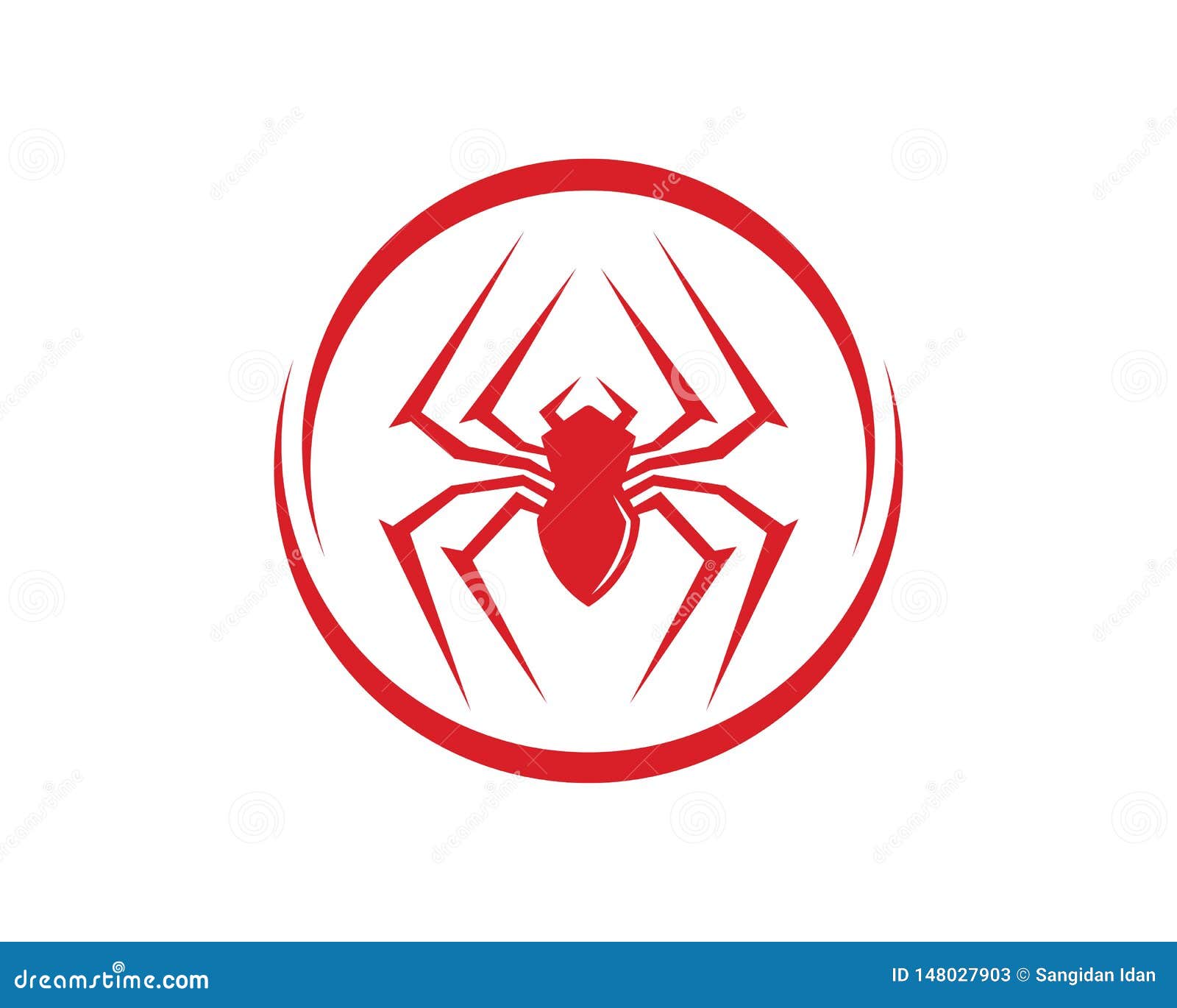 Vector Del Logotipo Del Icono De La Ara?a Ilustración del Vector ...