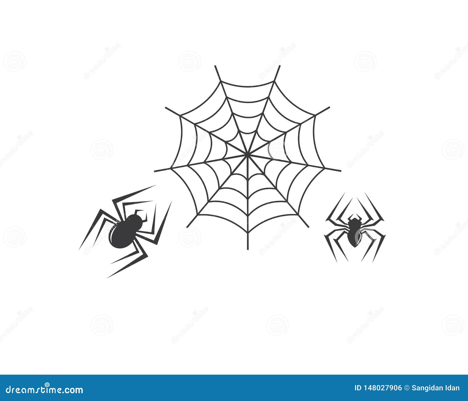 Vector Del Logotipo Del Icono De La Ara?a Ilustración del Vector ...