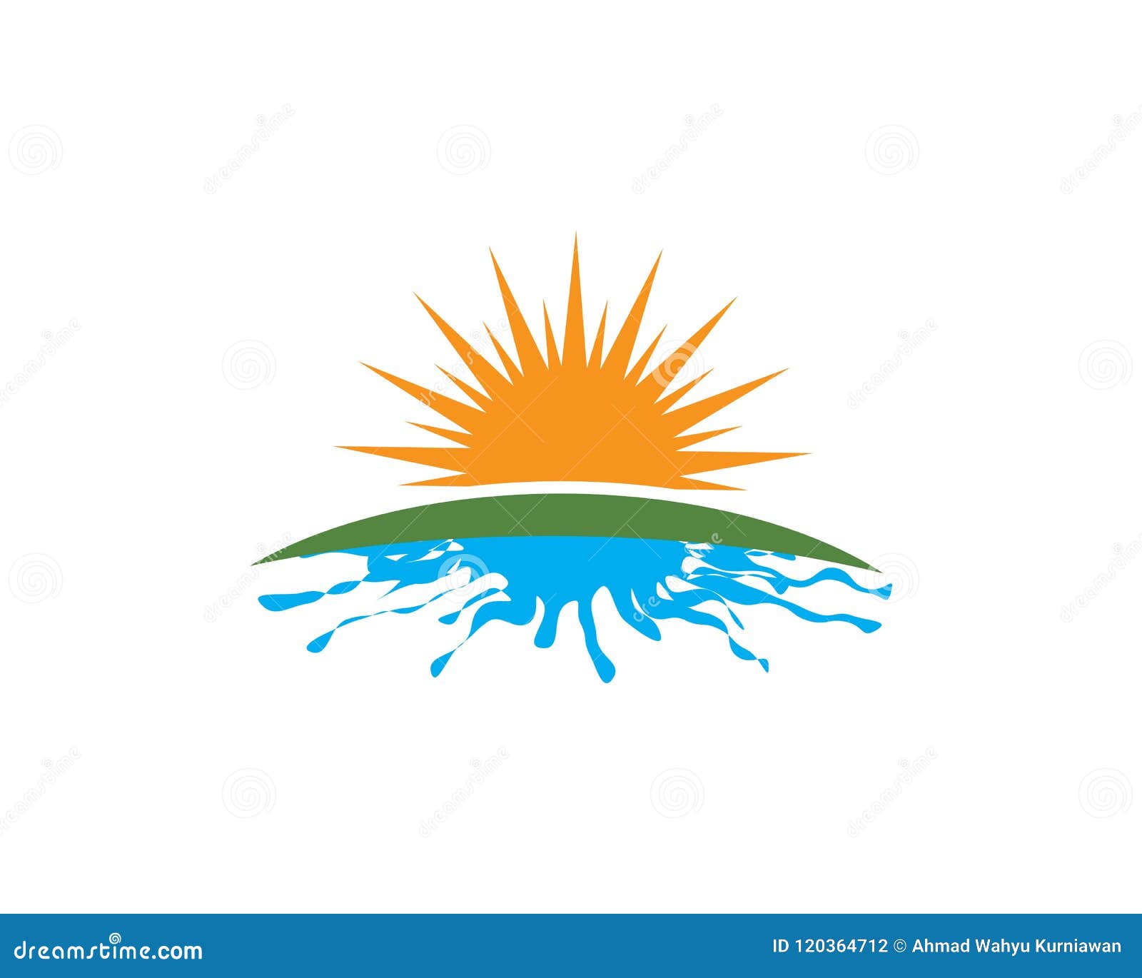 Vector Del Logotipo Del Ilustration Del Sol Ilustración del Vector ...