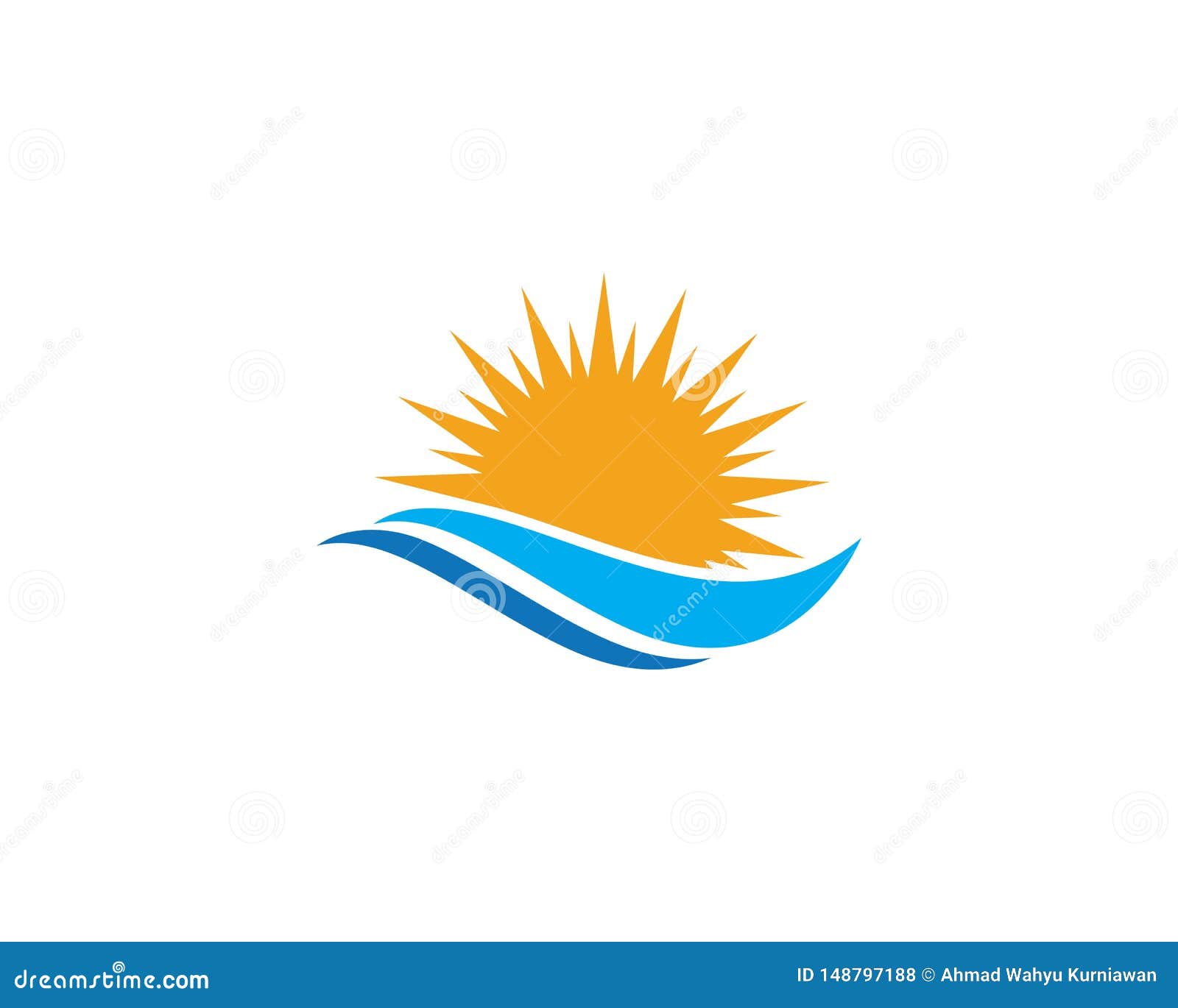 Vector Del Logotipo Del Ilustration Del Sol Ilustración del Vector ...