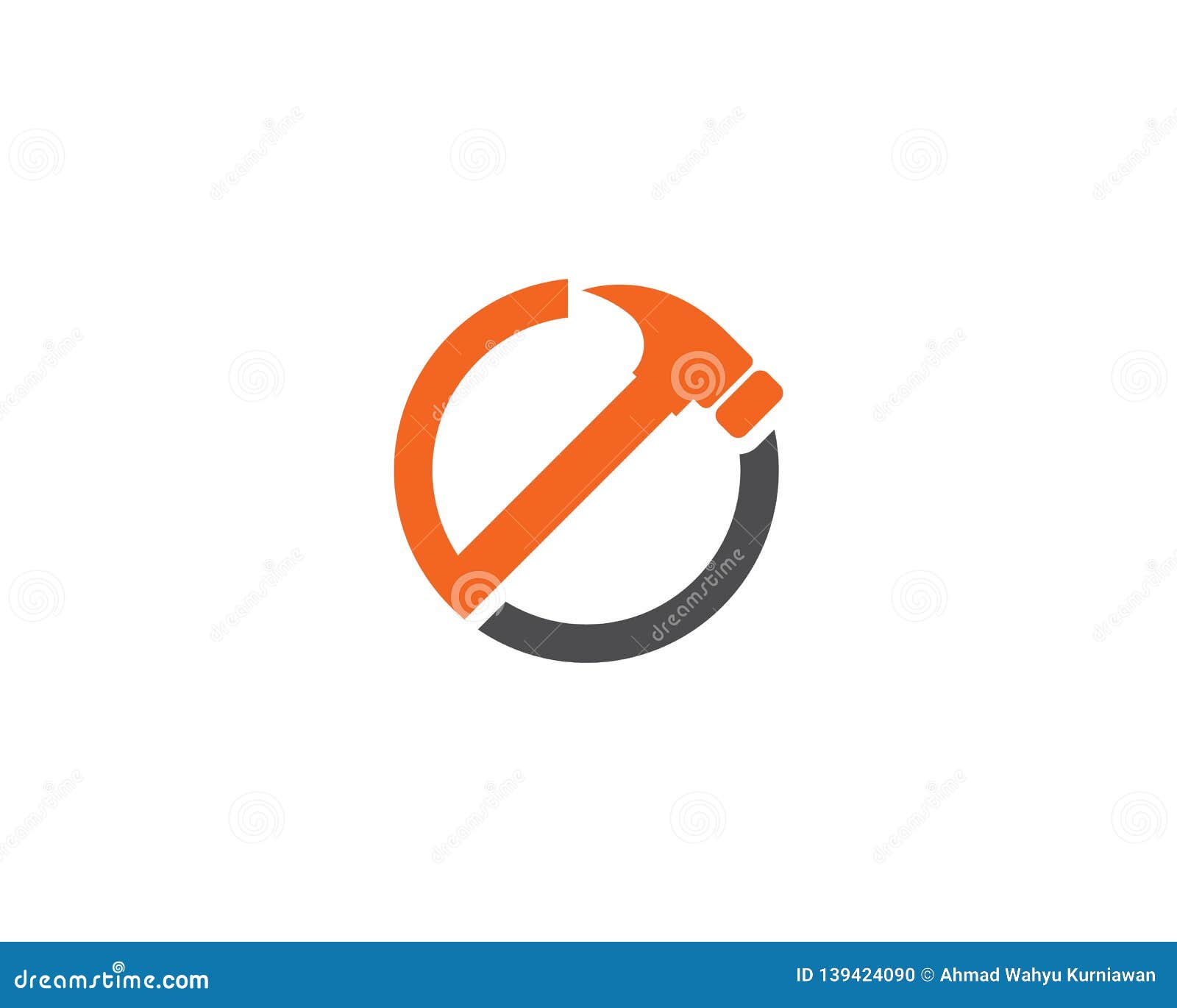 Vector Del Logotipo Del Martillo Ilustración del Vector - Ilustración ...