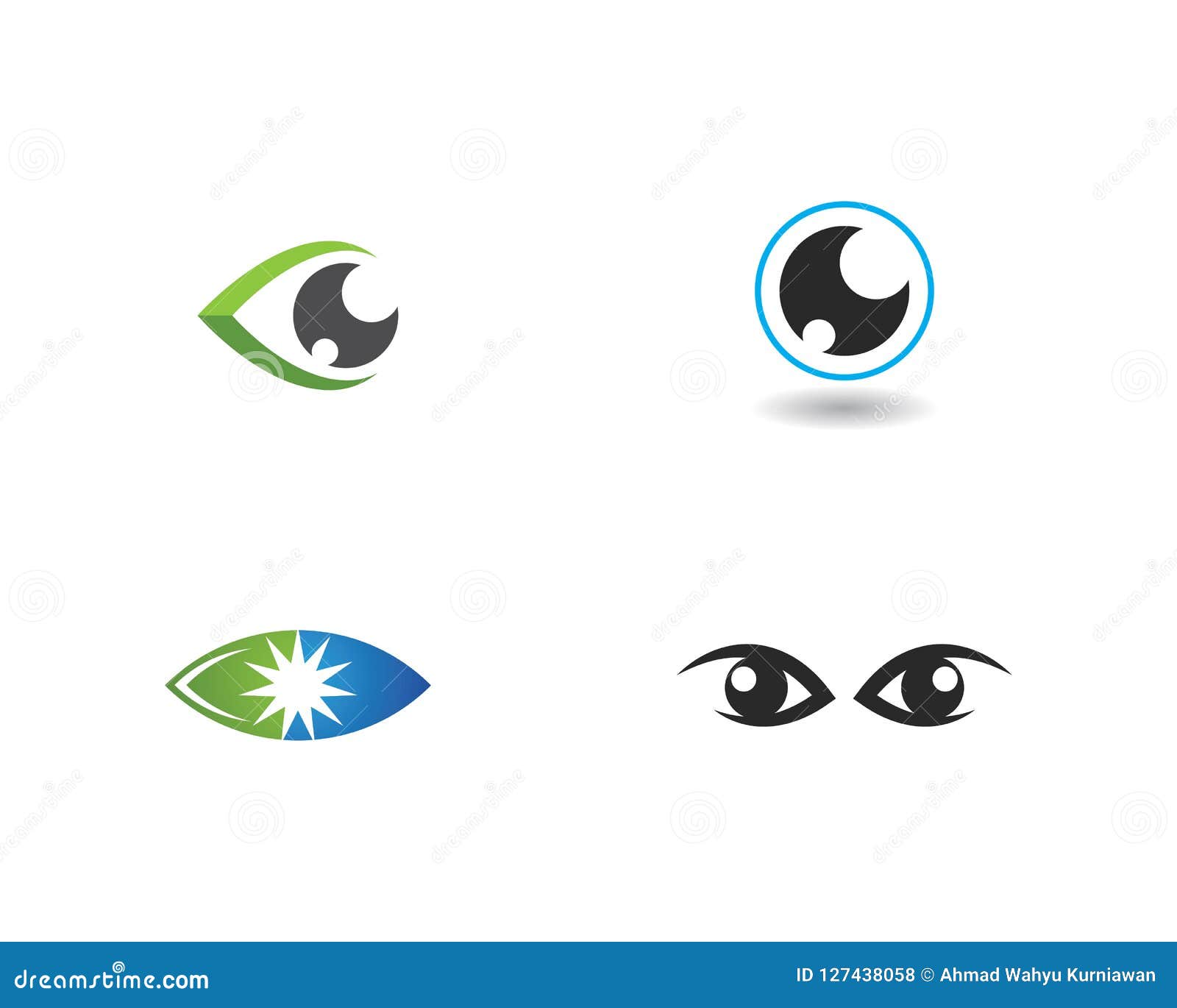 Vector Del Logotipo Del Ojo Ilustración del Vector - Ilustración de ...