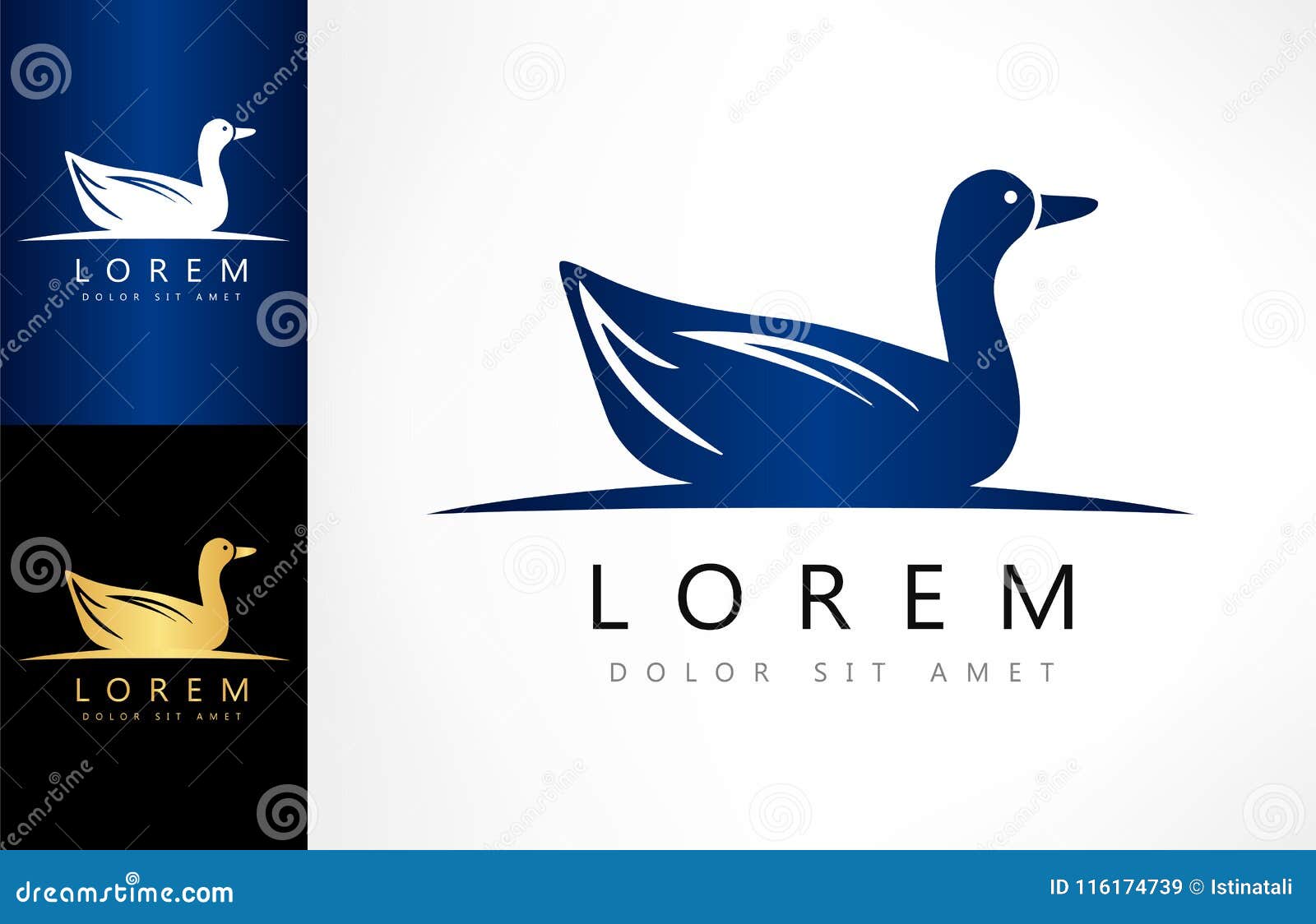 Vector Del Logotipo Del Pato Ilustración del Vector - Ilustración de ...