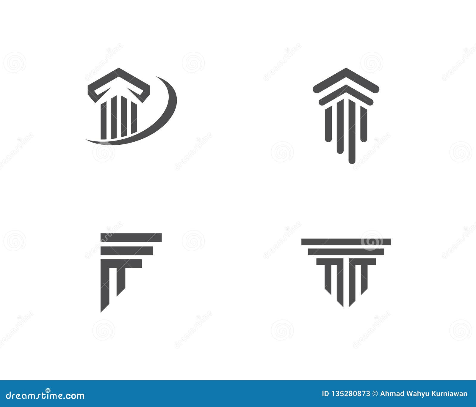 Vector Del Logotipo Del Pilar Ilustración del Vector - Ilustración de ...