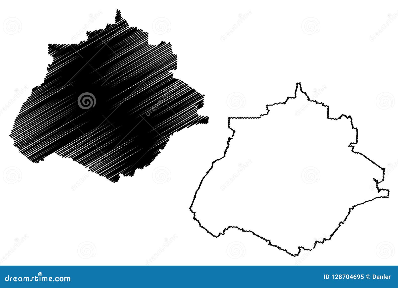 Vector Del Mapa De Aguascalientes Ilustración del Vector - Ilustración ...