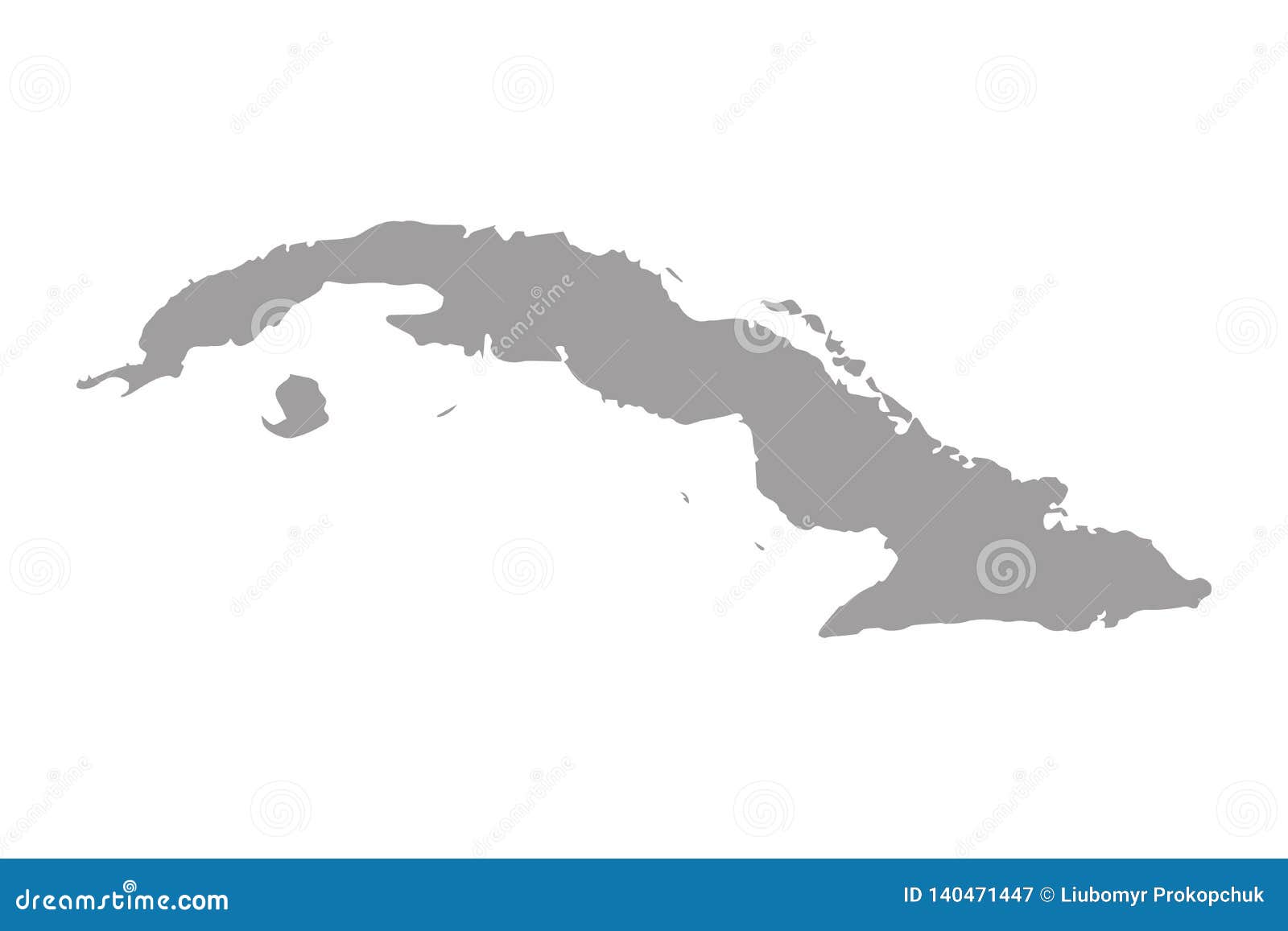Vector Del Mapa De Cuba / Mapa De Cuba Ilustración del Vector ...