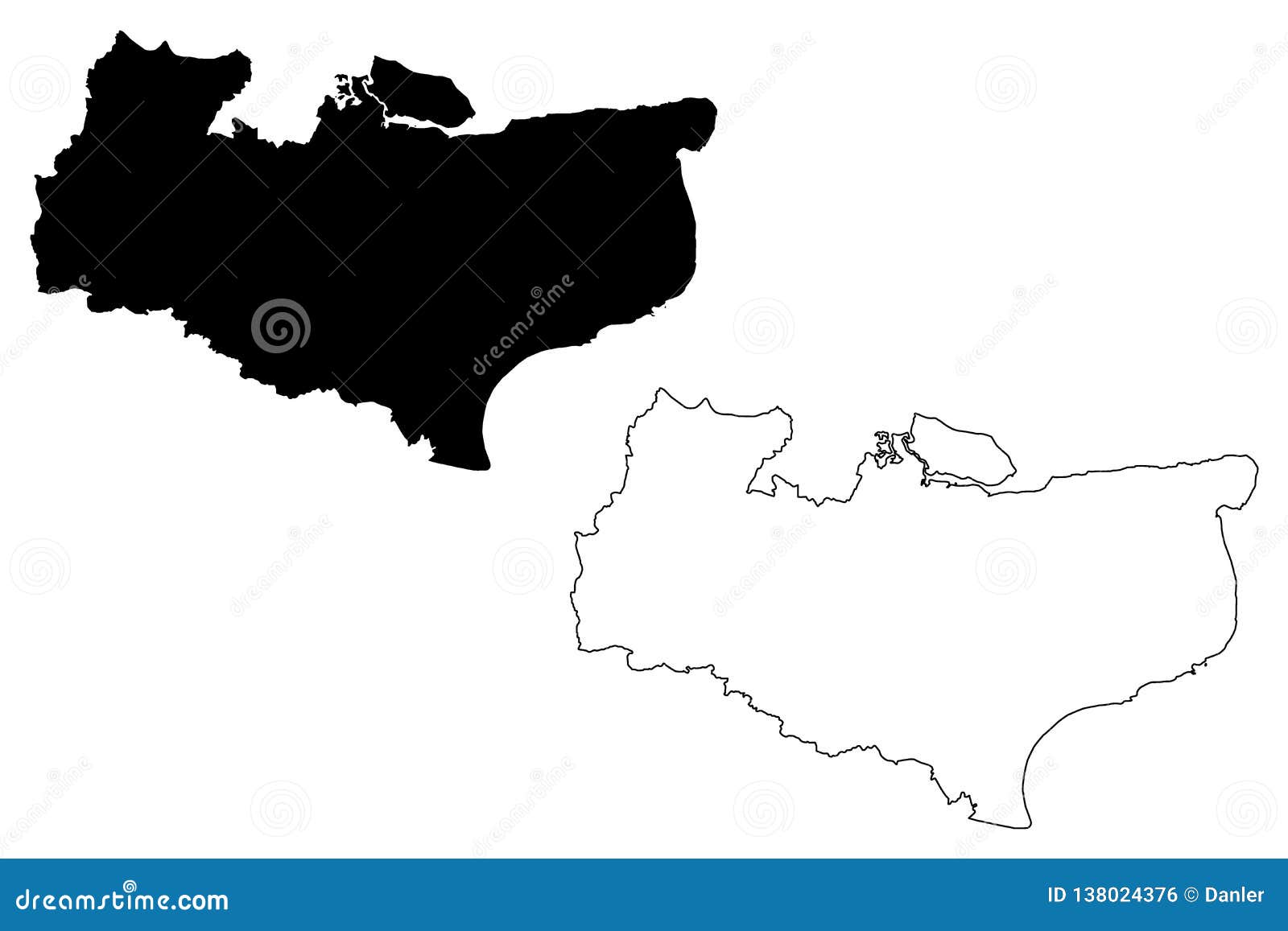 Vector del mapa de Kent ilustración del vector. Ilustración de textura ...