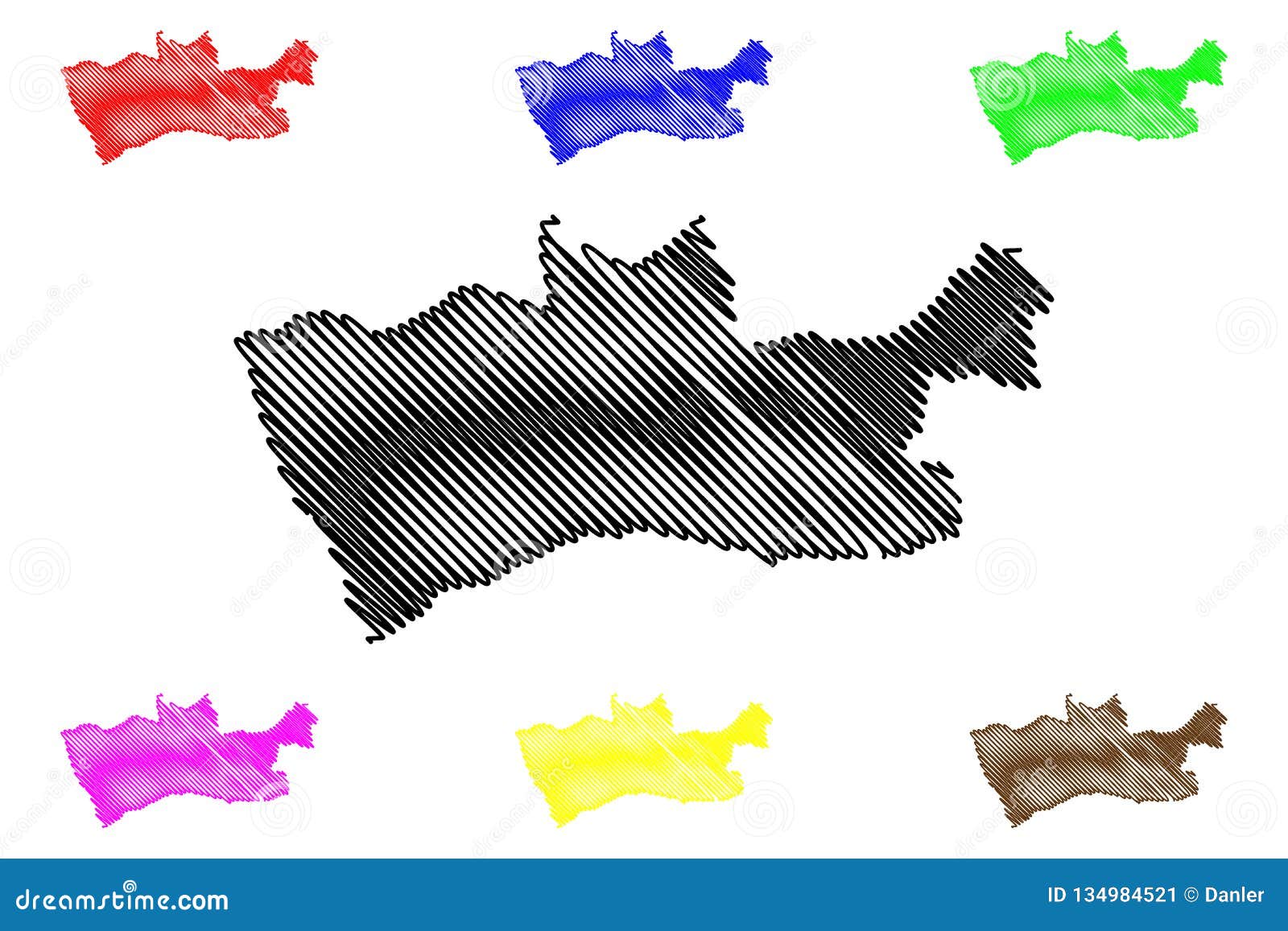 Vector del mapa de Mardin ilustración del vector. Ilustración de fondo ...