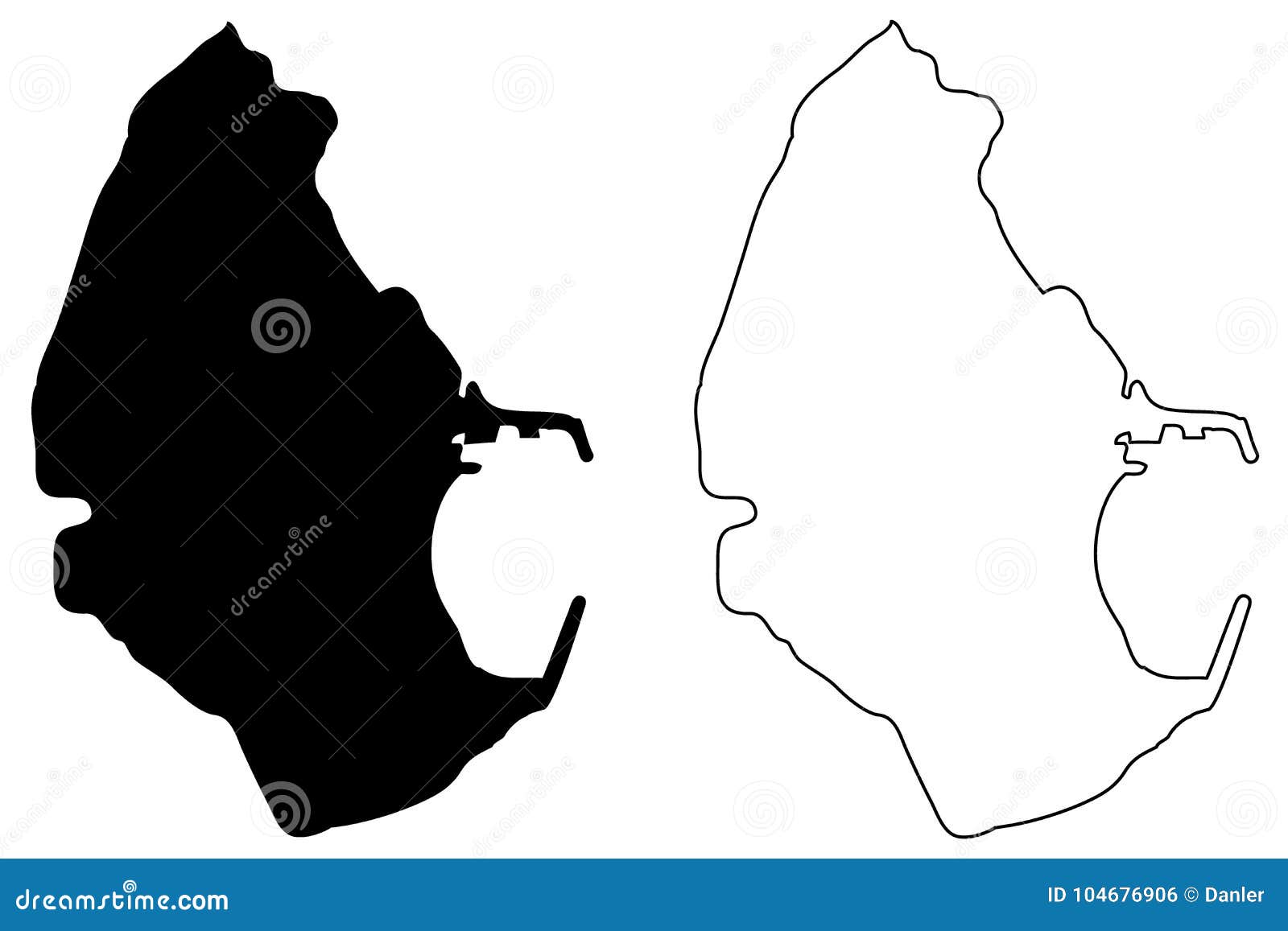 Vector del mapa de Melilla ilustración del vector. Ilustración de pista ...