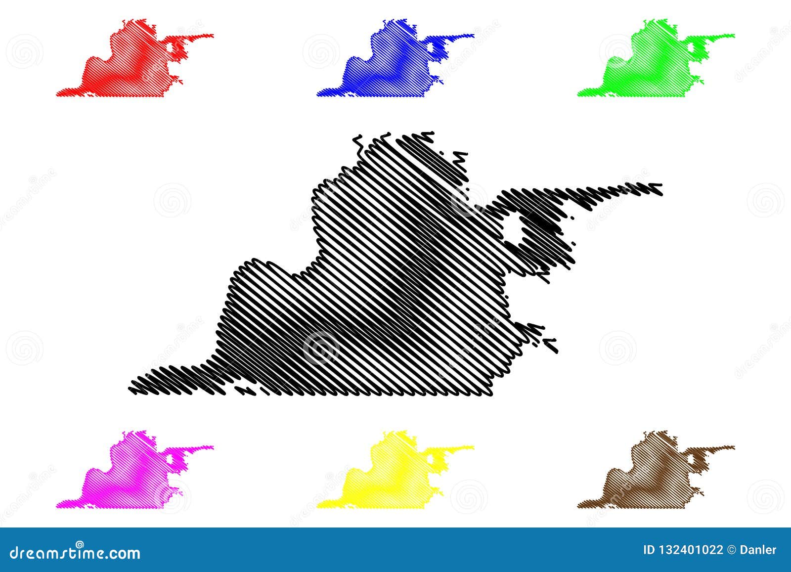 Vector Del Mapa De Memphis City Ilustración del Vector - Ilustración de ...